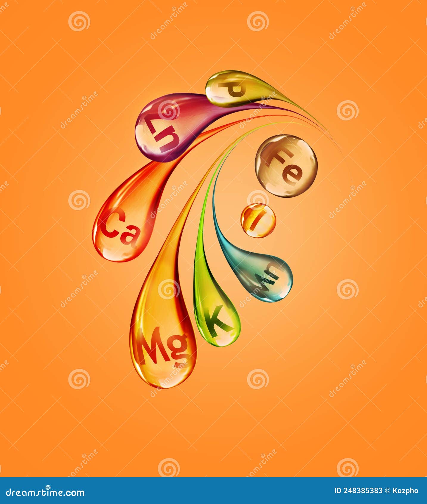 Potassium Form Periodic Table Of Elements Stock Photography ...