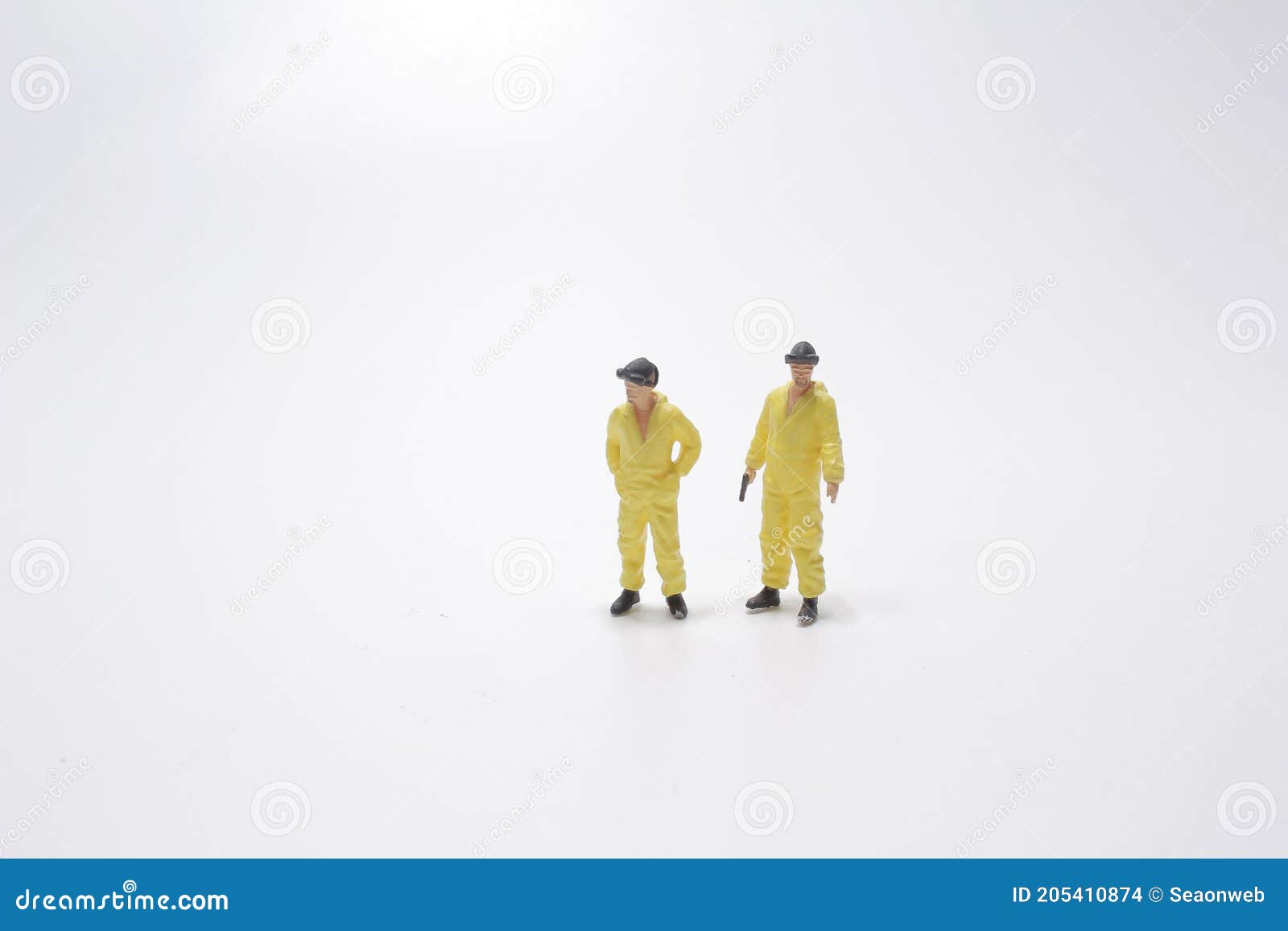 A Set of Mini Worker Figure on Board Stock Photo - Image of figure ...