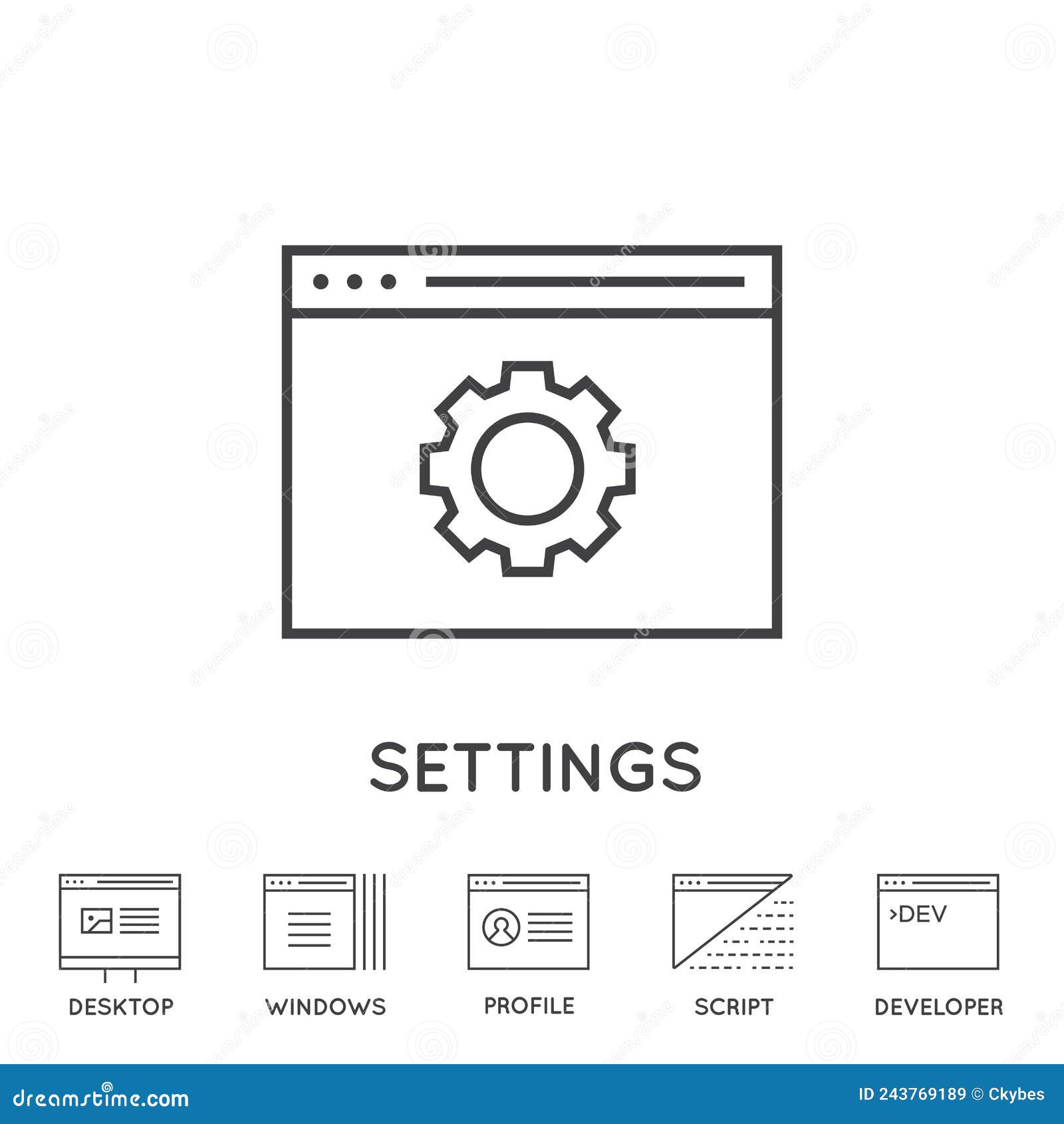 Set Of Minimal Browser Developing App And Coding Vector Line Icons Perfect Pixel Stock Vector 0191
