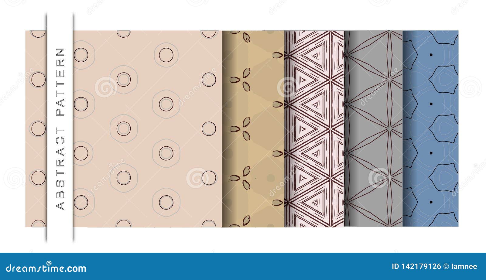 Set of the Minimal Wallpaper Pattern Background Stock Vector ...