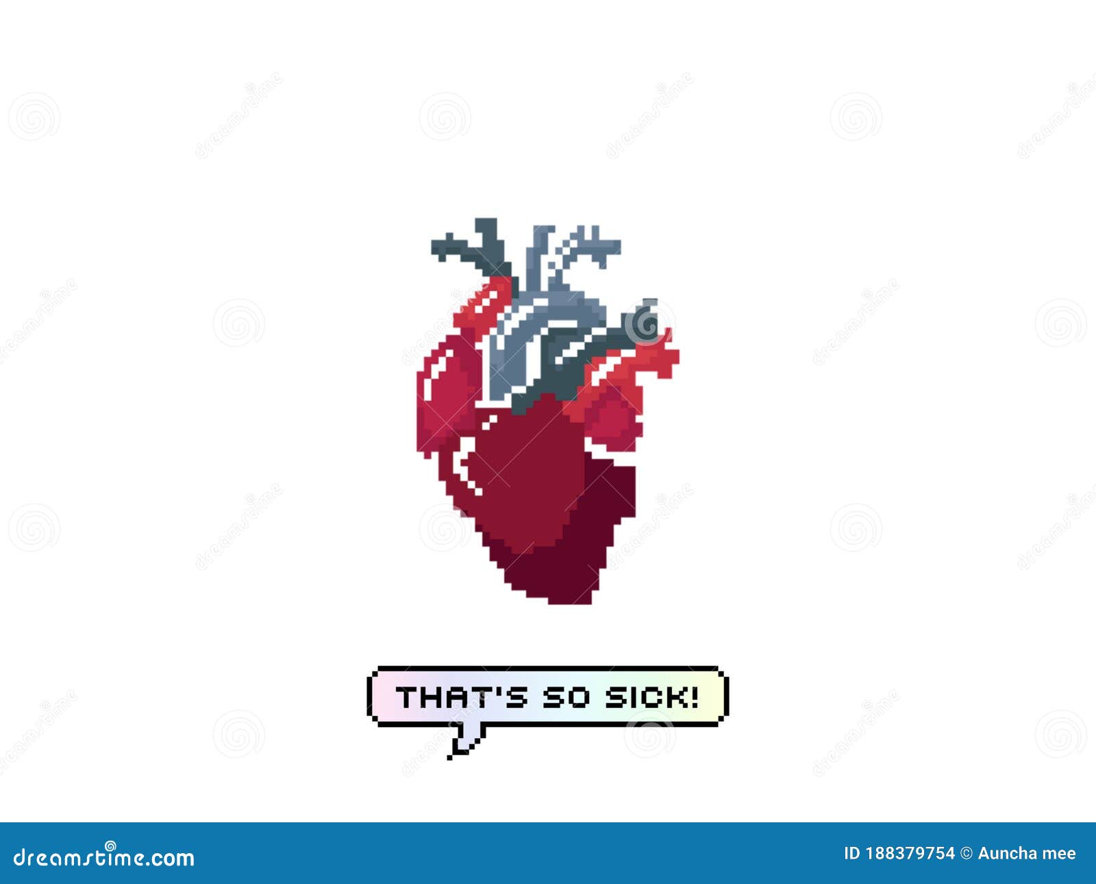 Set of Minimalistic Pixel Art Illustration Objects Isolated. Game 8 Bit ...