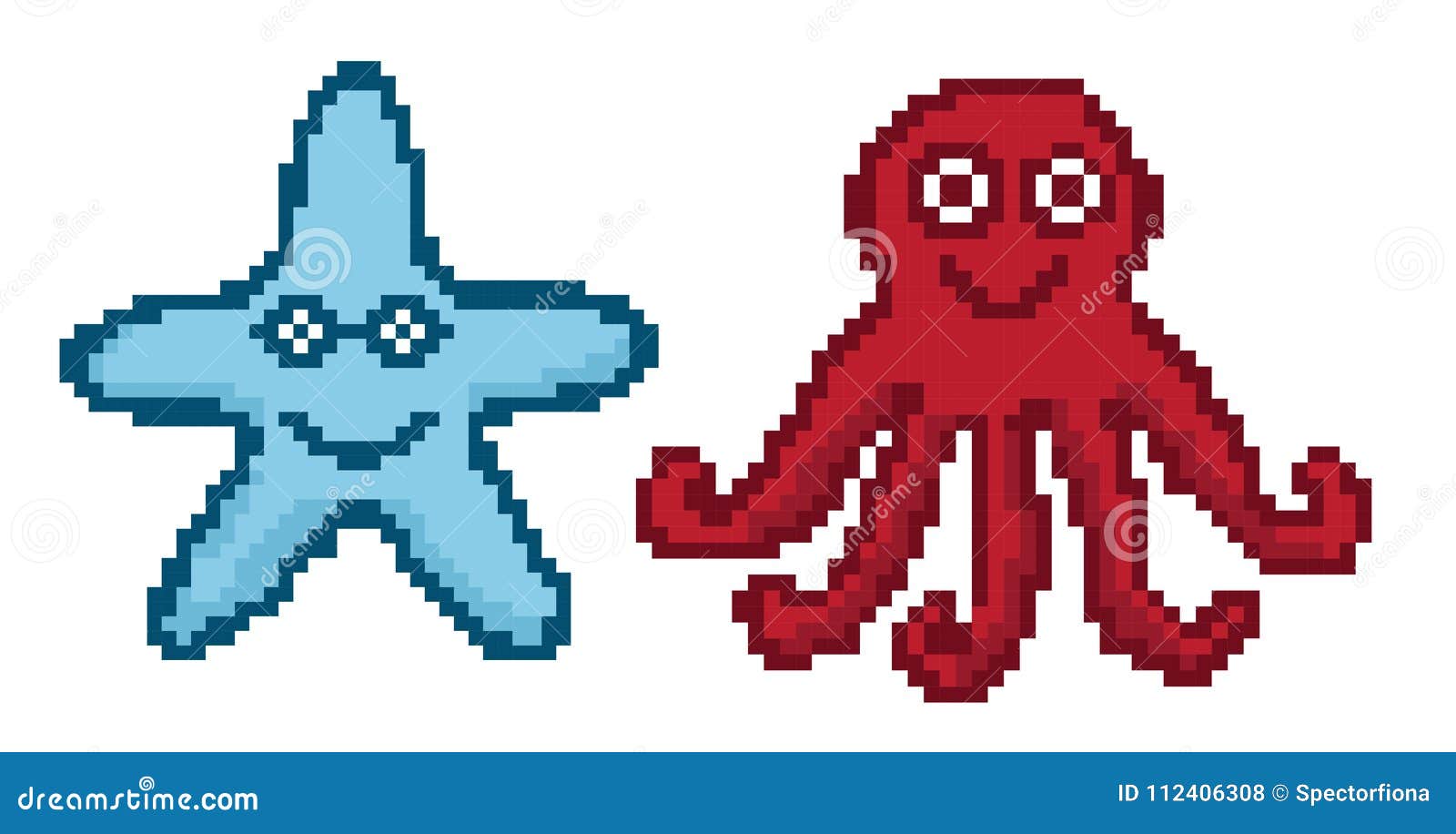 Set Of Minimalistic Pixel Art Vector Objects Isolated. Game 8 Bit Style ...