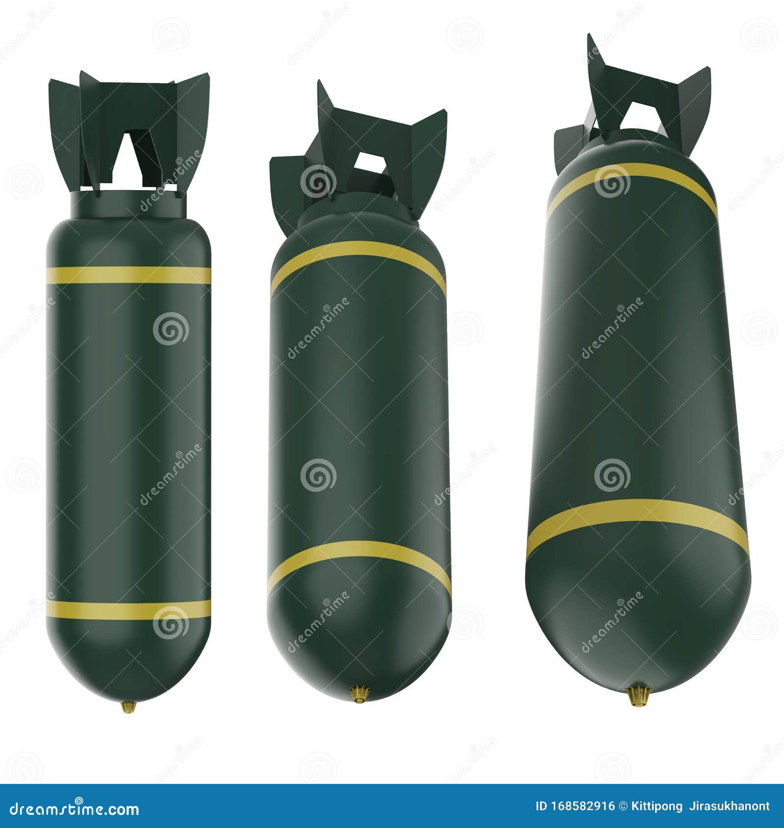 Air Bombs, Missiles Silhouette, Vector Illustration | CartoonDealer.com ...