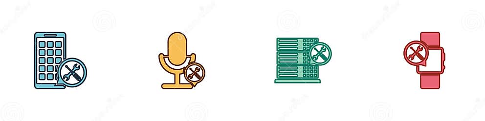 Set Mobile Apps Service, Microphone, Database Server and Smartwatch ... Set Mobile Apps Service, Microphone, Database Server and Smartwatch ...
