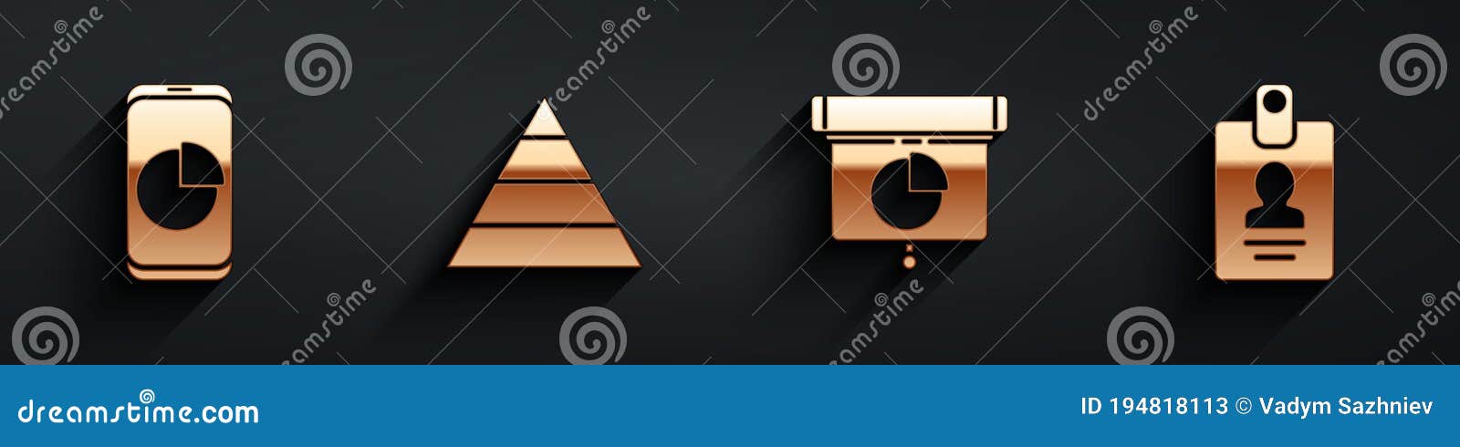 Org Chart Pyramid Chart Drawn On Sticky Notes Stock Photo ...