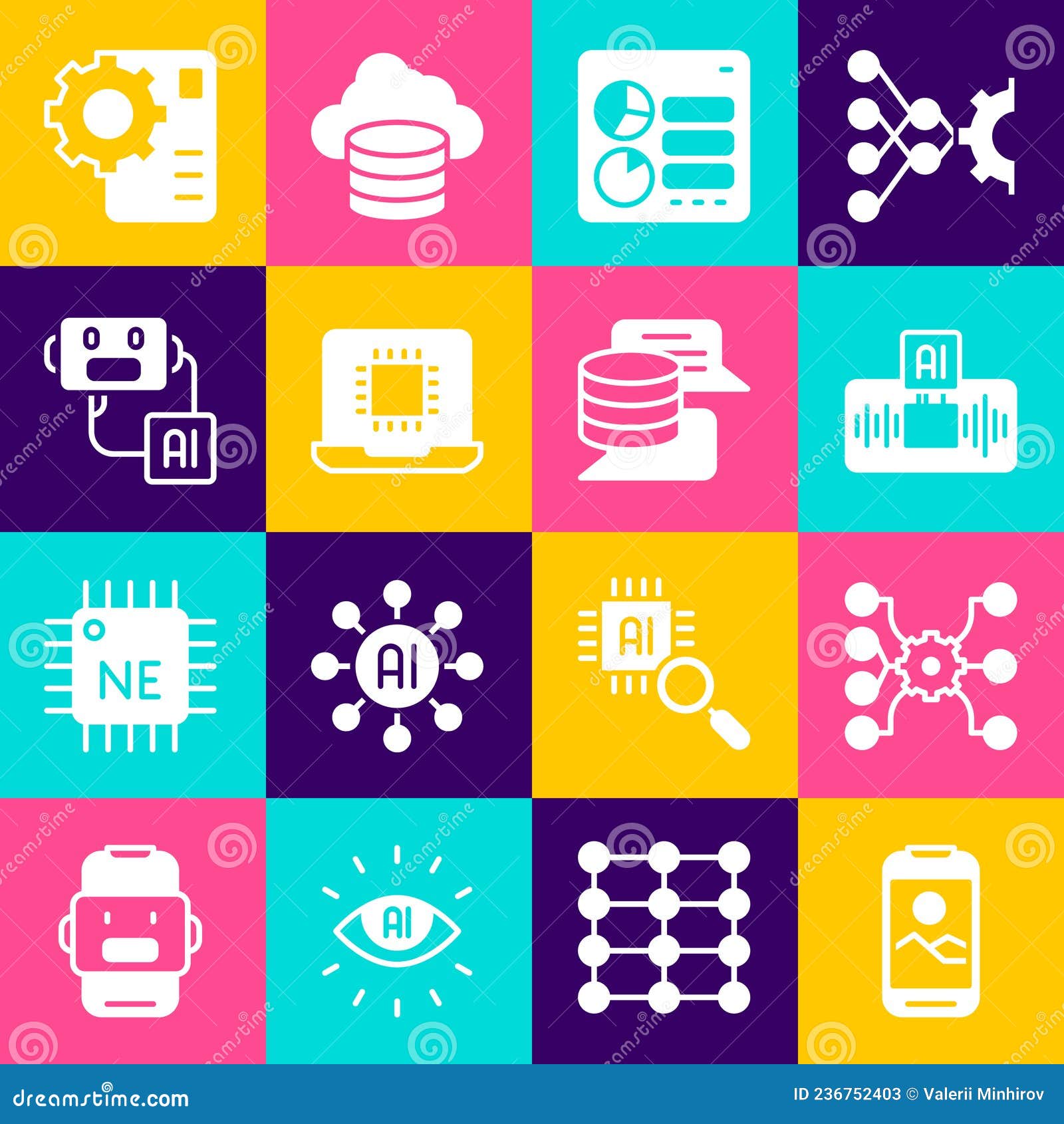 Set Mobile Phone, Neural Network, Artificial Intelligence AI, Computer ... Set Mobile Phone, Neural Network, Artificial Intelligence AI, Computer ...