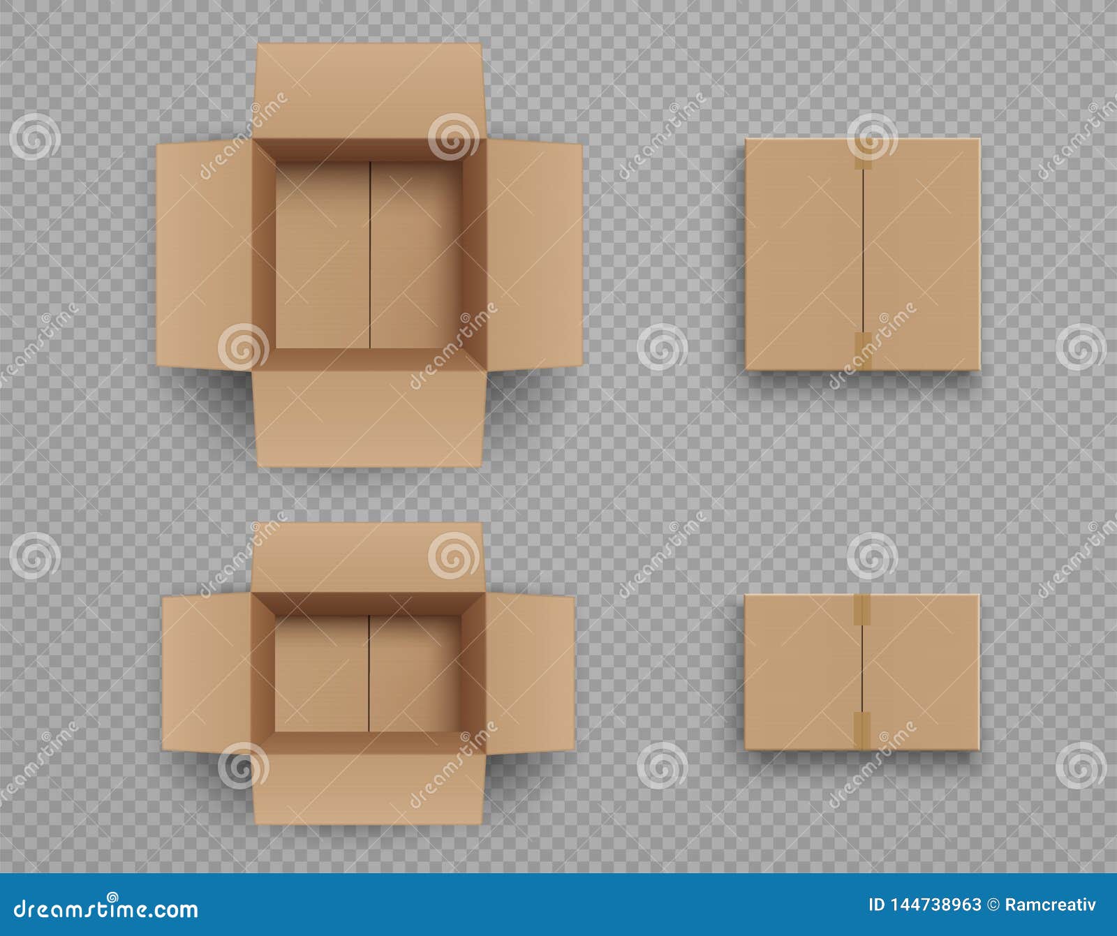 Open Cardboard Boxes Stock Illustrations – 6,623 Open Cardboard Boxes ...