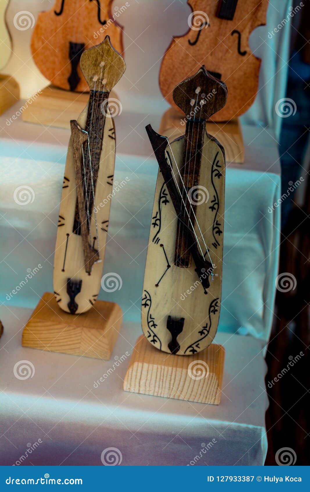 Set of Models of Wooden Musical Instruments Editorial Photography ...