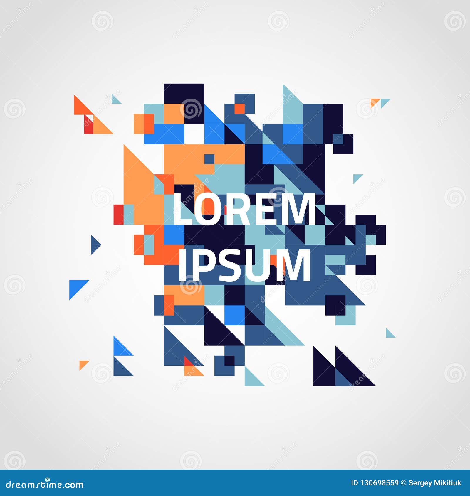 Set of Modern Abstract Triangular Banners. Vector Illustration. Stock ...