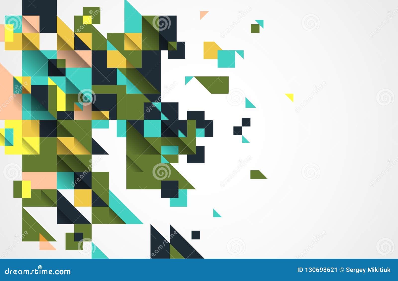Set of Modern Abstract Triangular Banners. Vector Illustration. Stock ...