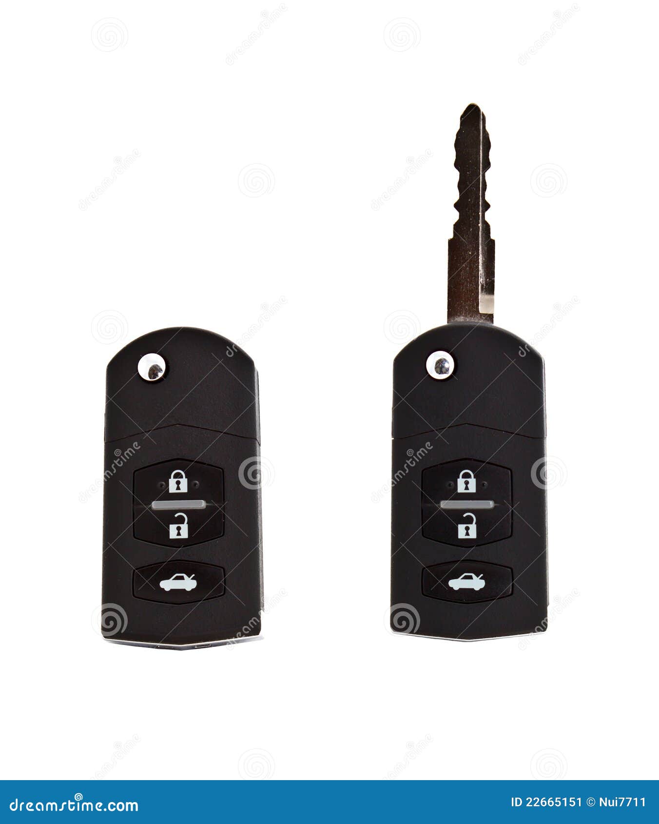 Set of modern car key stock image. Image of isolated - 22665151