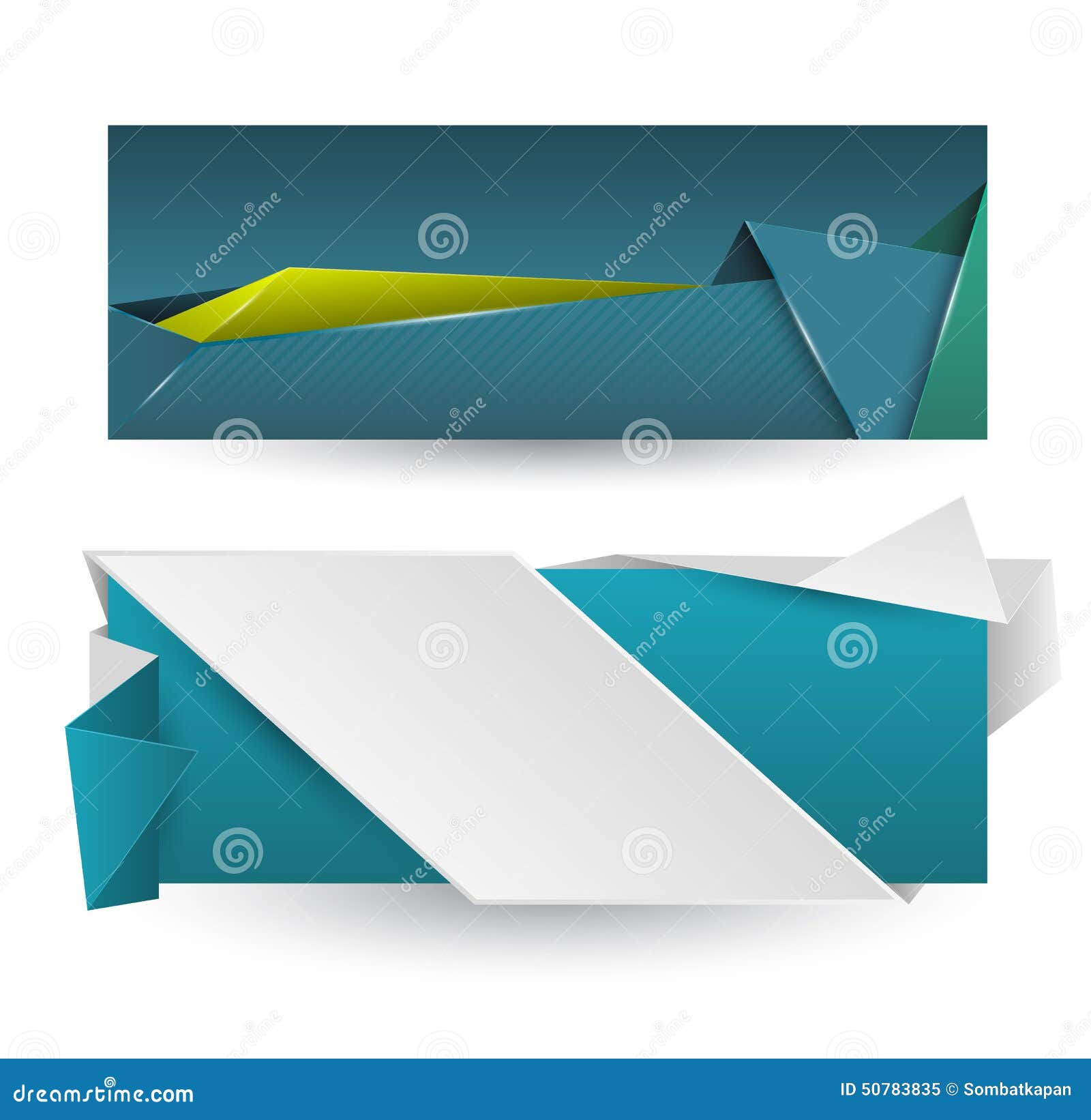 Set of Modern Design Banners Template. Stock Vector - Illustration of ...