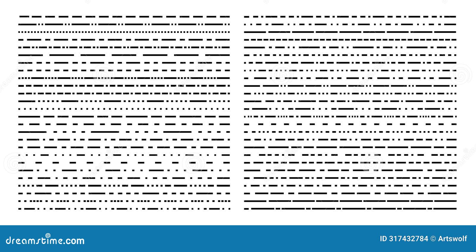 Set of Modern Line Stripe Underline Design Stock Vector - Illustration ...