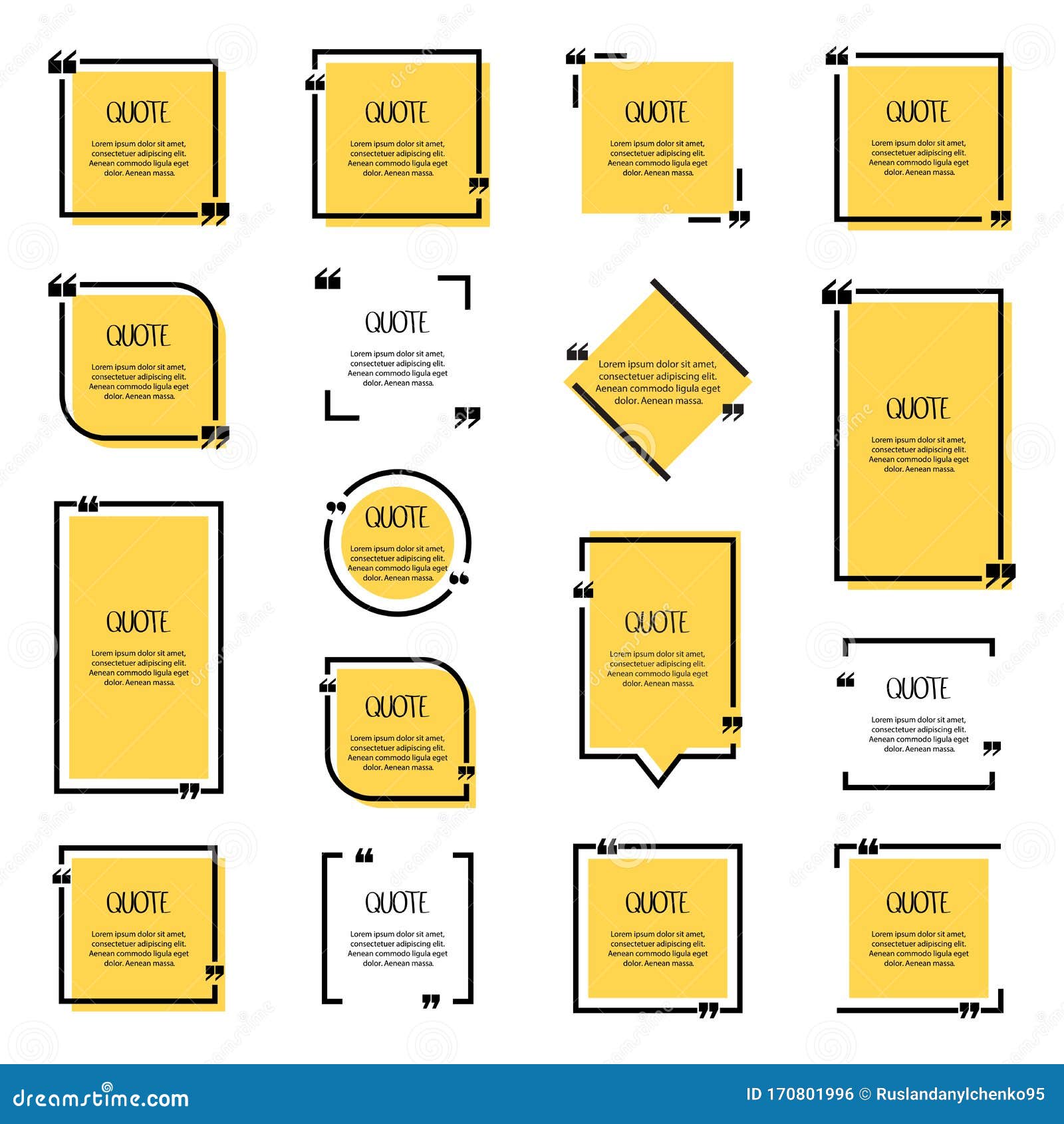 Comment Box Template Vector Illustration | CartoonDealer.com #129550818