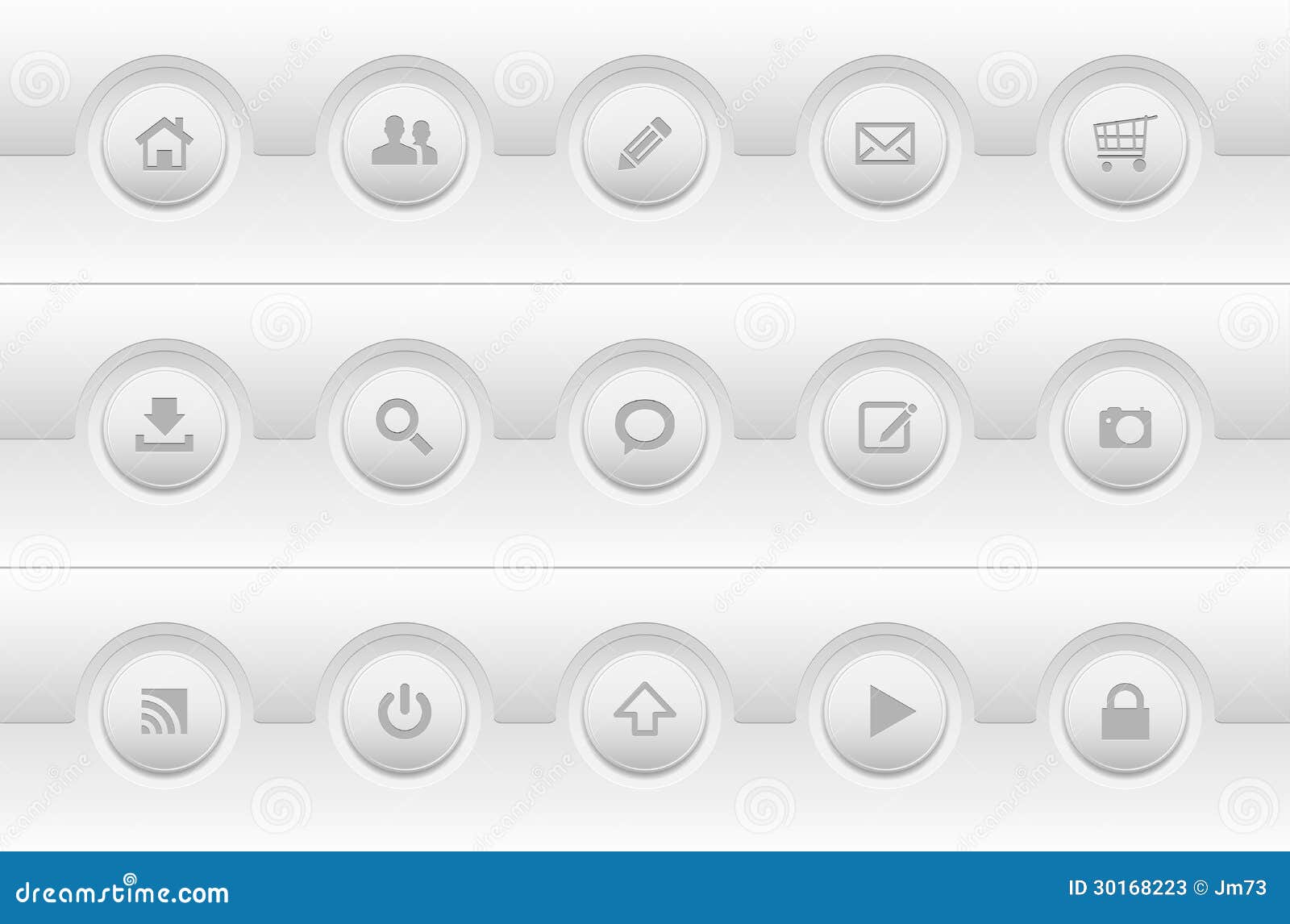 Set of Modern Simple Web Icons Stock Vector - Illustration of internet ...