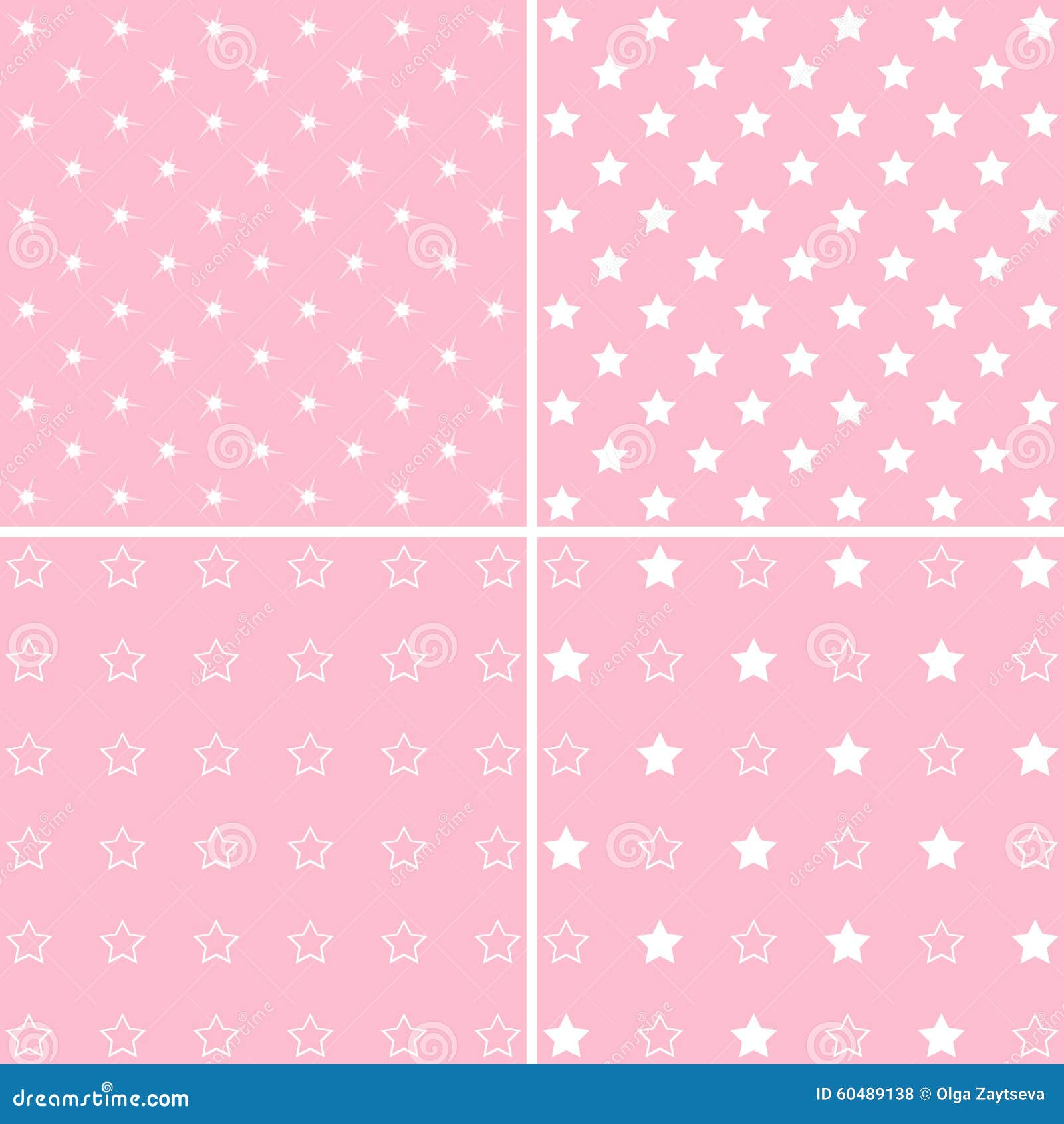 Set of 4 Modern Stars Backgrounds Stock Illustration - Illustration of ...