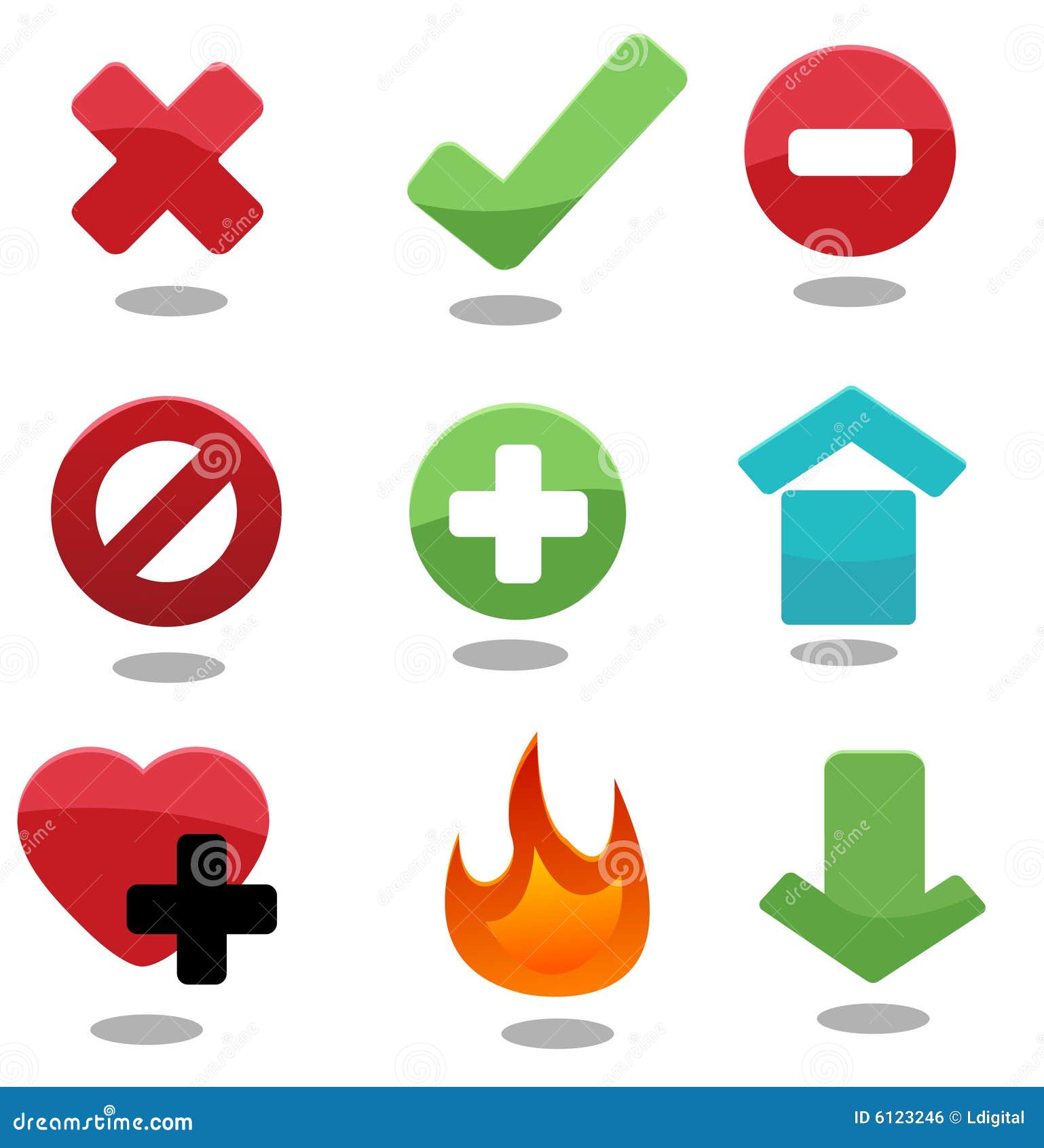 A Set of Modern & Stylish Vector Icons. Stock Vector - Illustration of ...