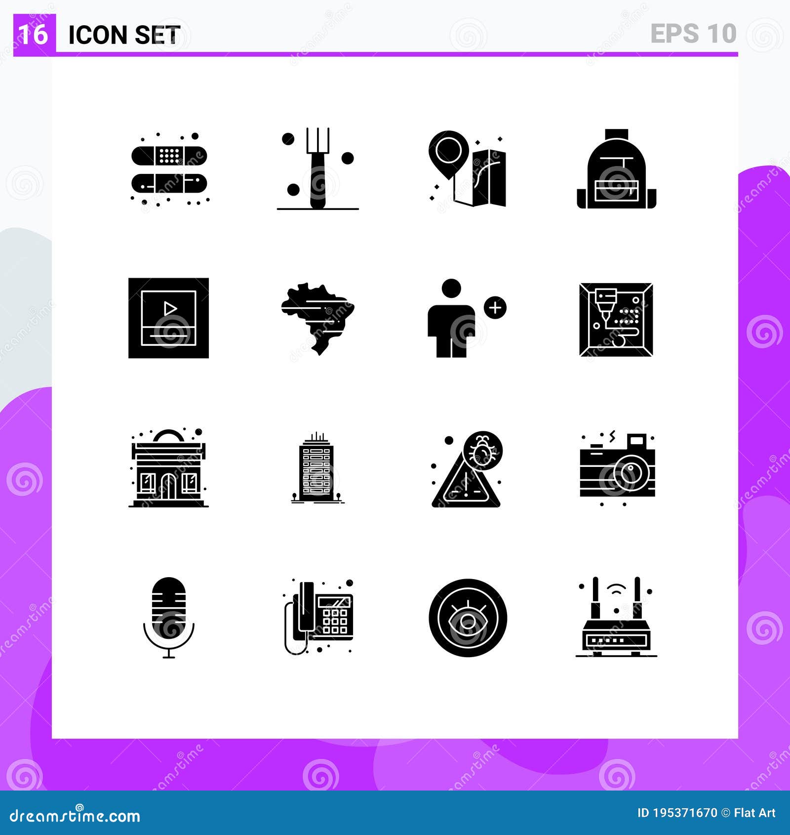Set of 16 Modern UI Icons Symbols Signs for Wireframe, Layout, Location ... Set of 16 Modern UI Icons Symbols Signs for Wireframe, Layout, Location ...