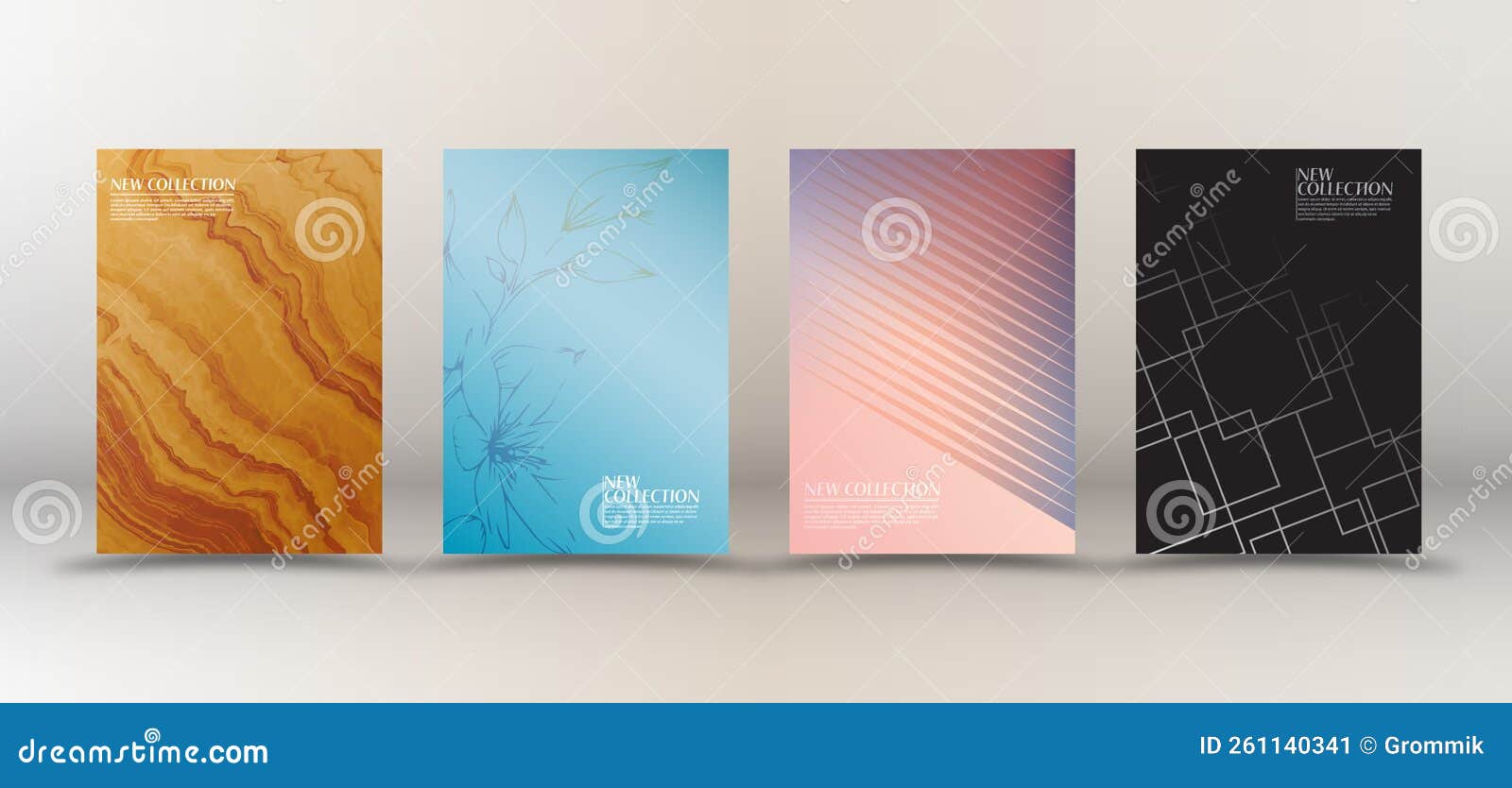 A Set of Modern Unusual Designs for Covers, Banners, Posters and ...