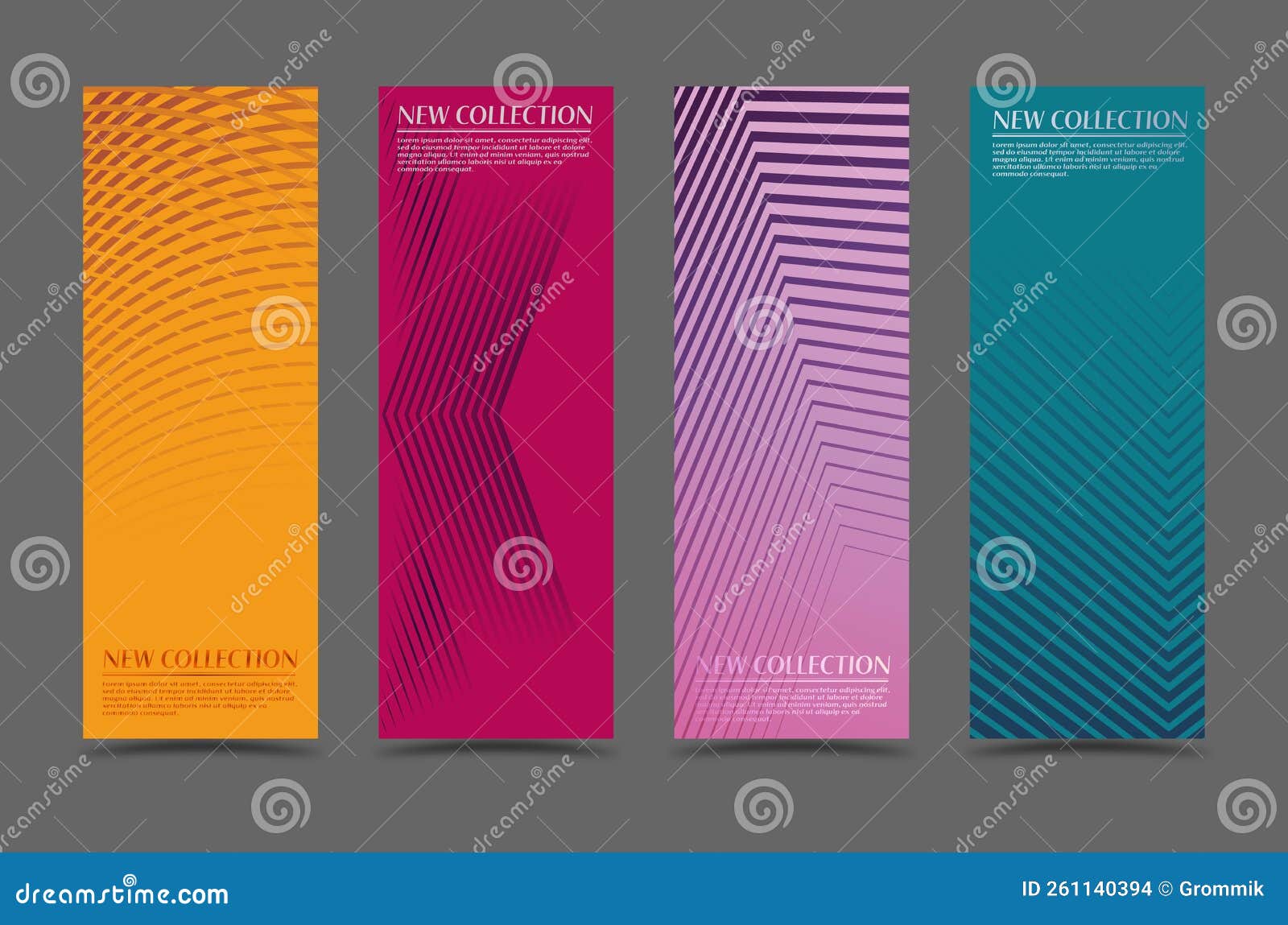 A Set of Modern Unusual Designs for Covers, Banners, Posters and ...