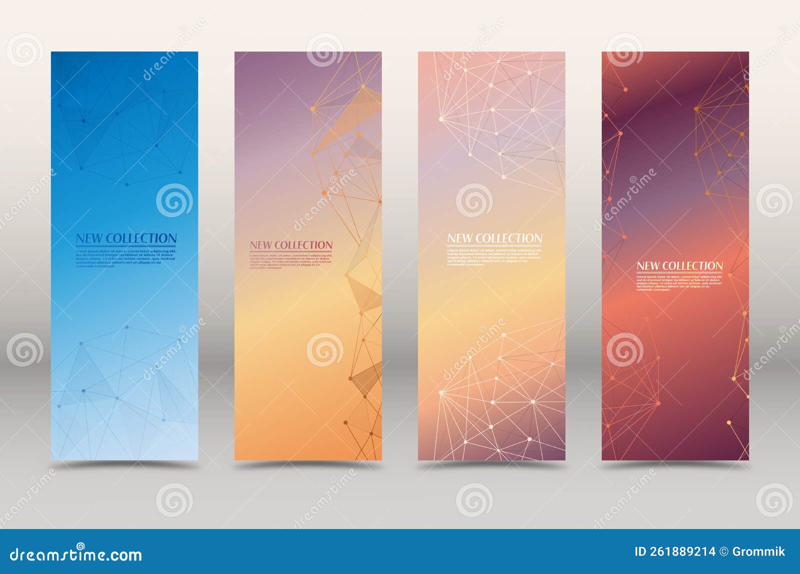 A Set of Modern Unusual Designs for Covers, Banners, Posters and ...