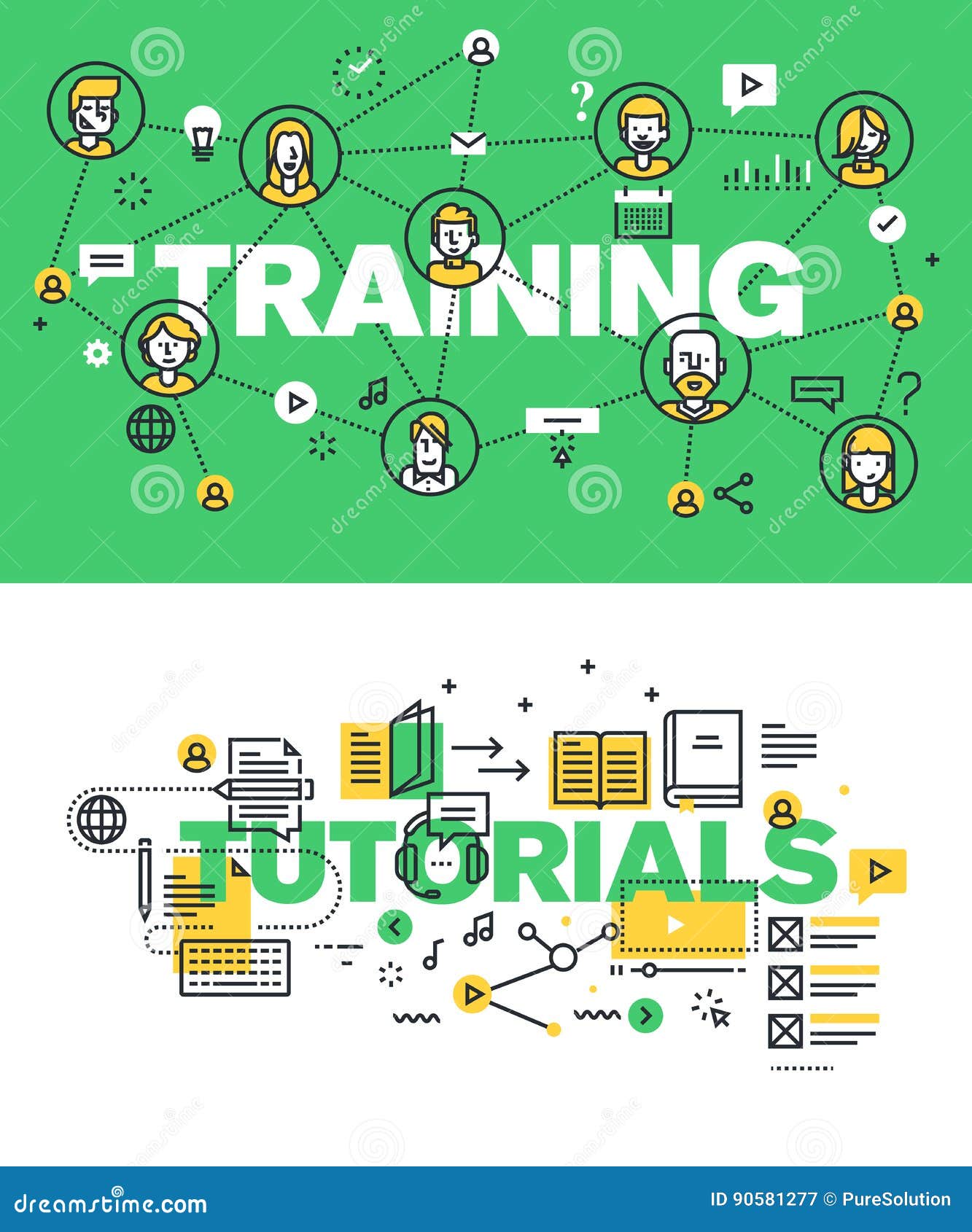 Words Tutorials Stock Illustrations – 37 Words Tutorials Stock ...