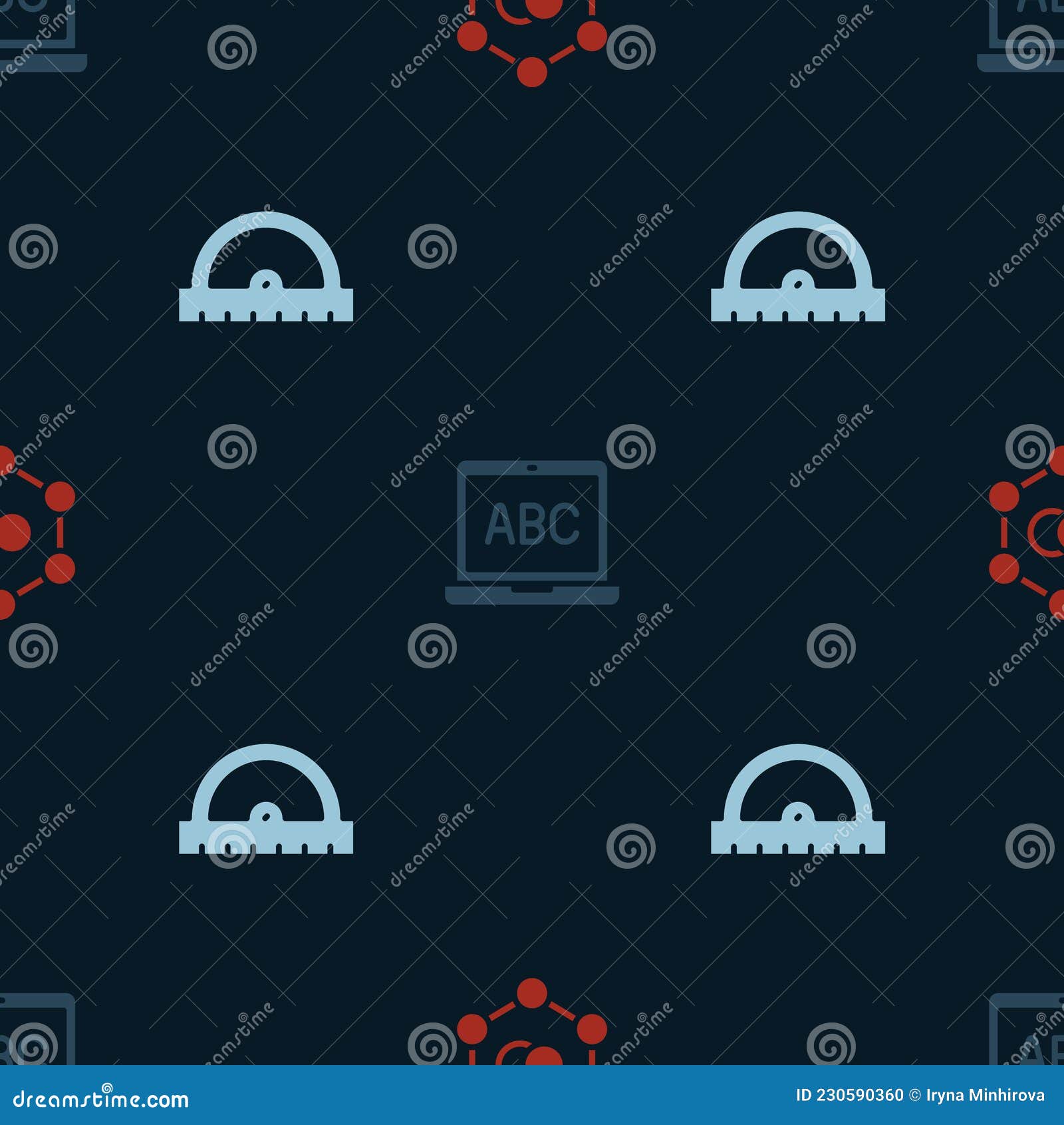 Set Molecule, Protractor Grid, Book With Mathematics, Identification ...