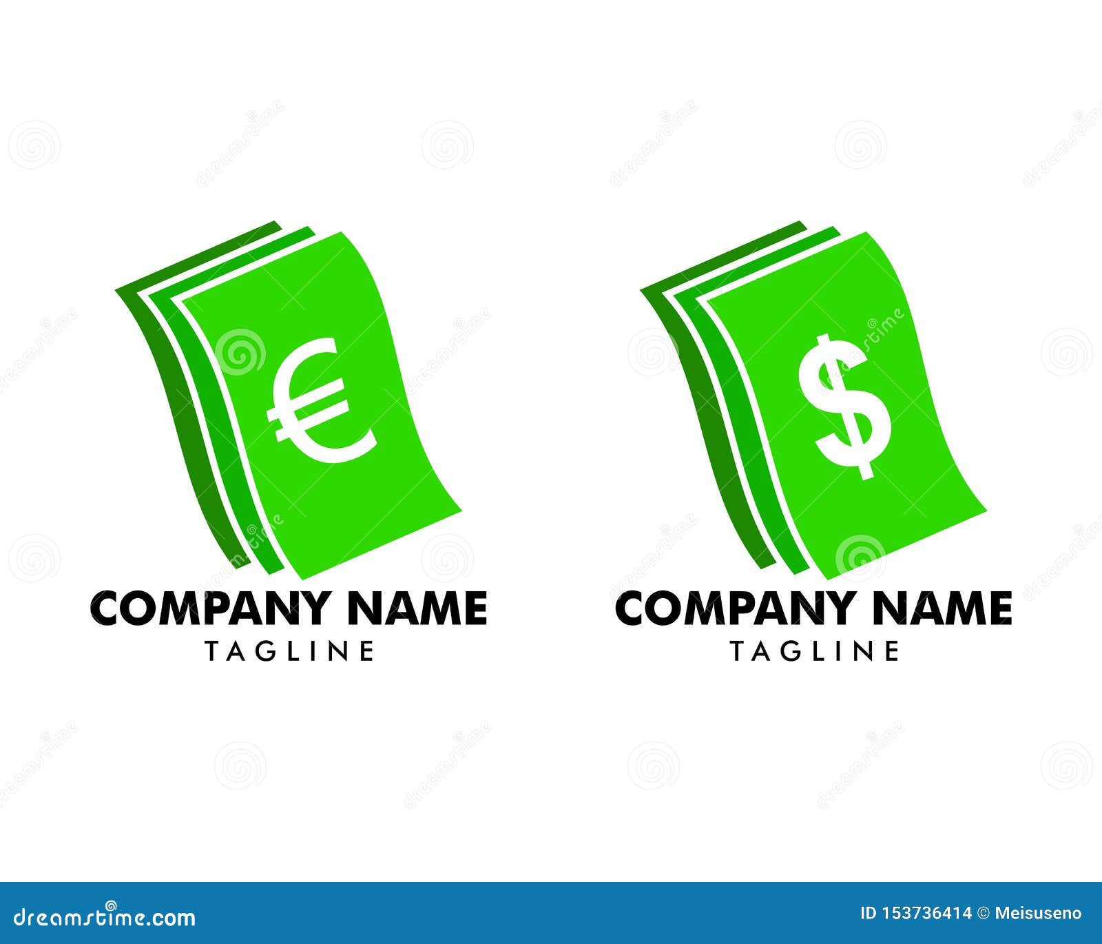 Set of Money Logo Design Vector Template Stock Vector - Illustration of ...