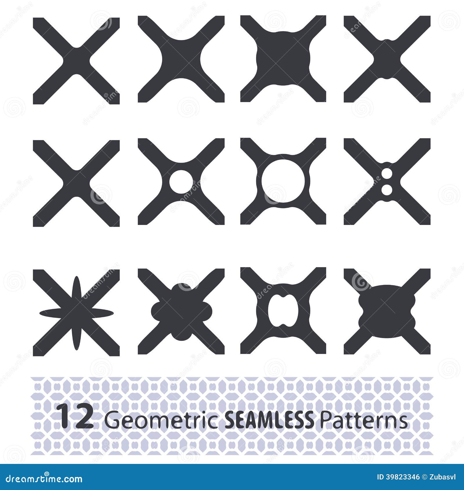 Set of Monochrome Geometric Seamless Patterns. Can Be Used for W Stock ... Set of Monochrome Geometric Seamless Patterns. Can Be Used for W Stock ...