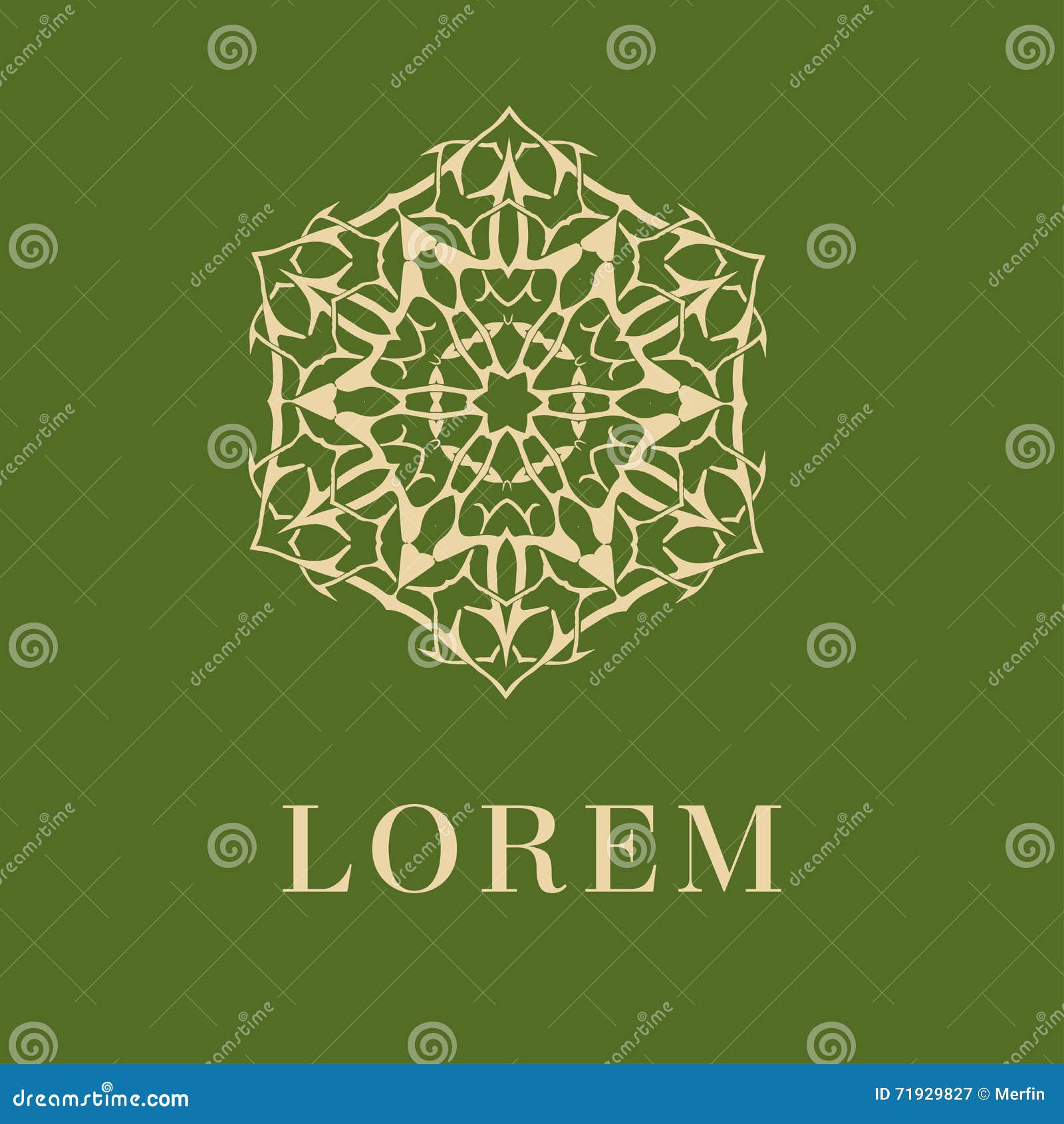 Set of Monogram Logo Template Stock Vector - Illustration of decorative ...