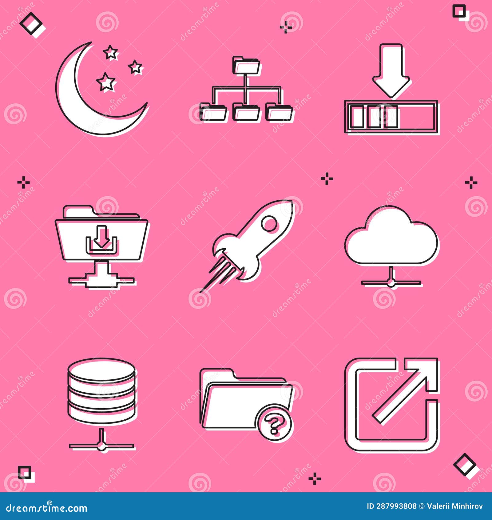 Set Moon and Stars, Folder Tree, Loading, FTP Folder Download, Rocket ... Set Moon and Stars, Folder Tree, Loading, FTP Folder Download, Rocket ...
