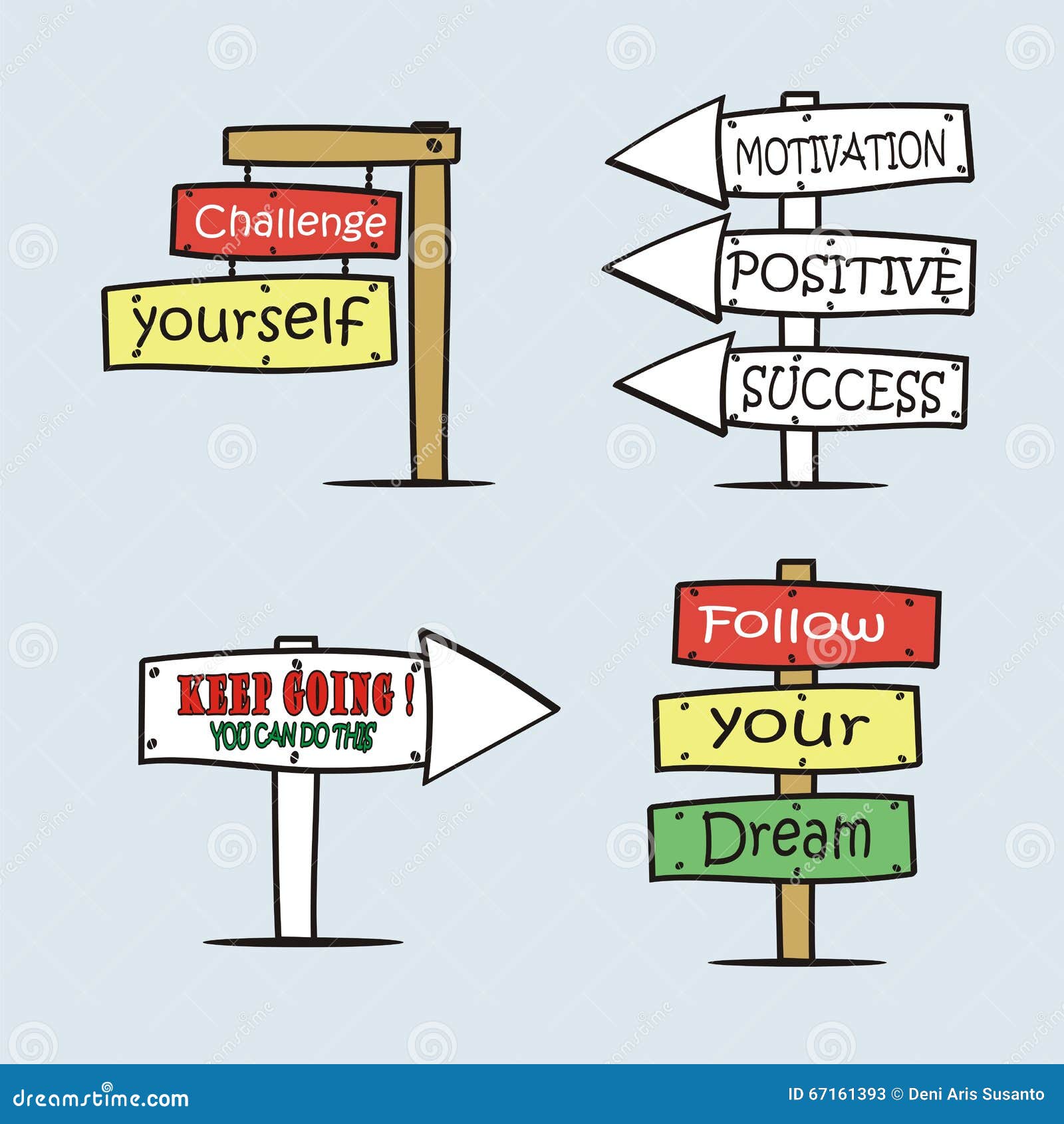 Set of Motivational Quote Vector Pack Stock Vector - Illustration of ...