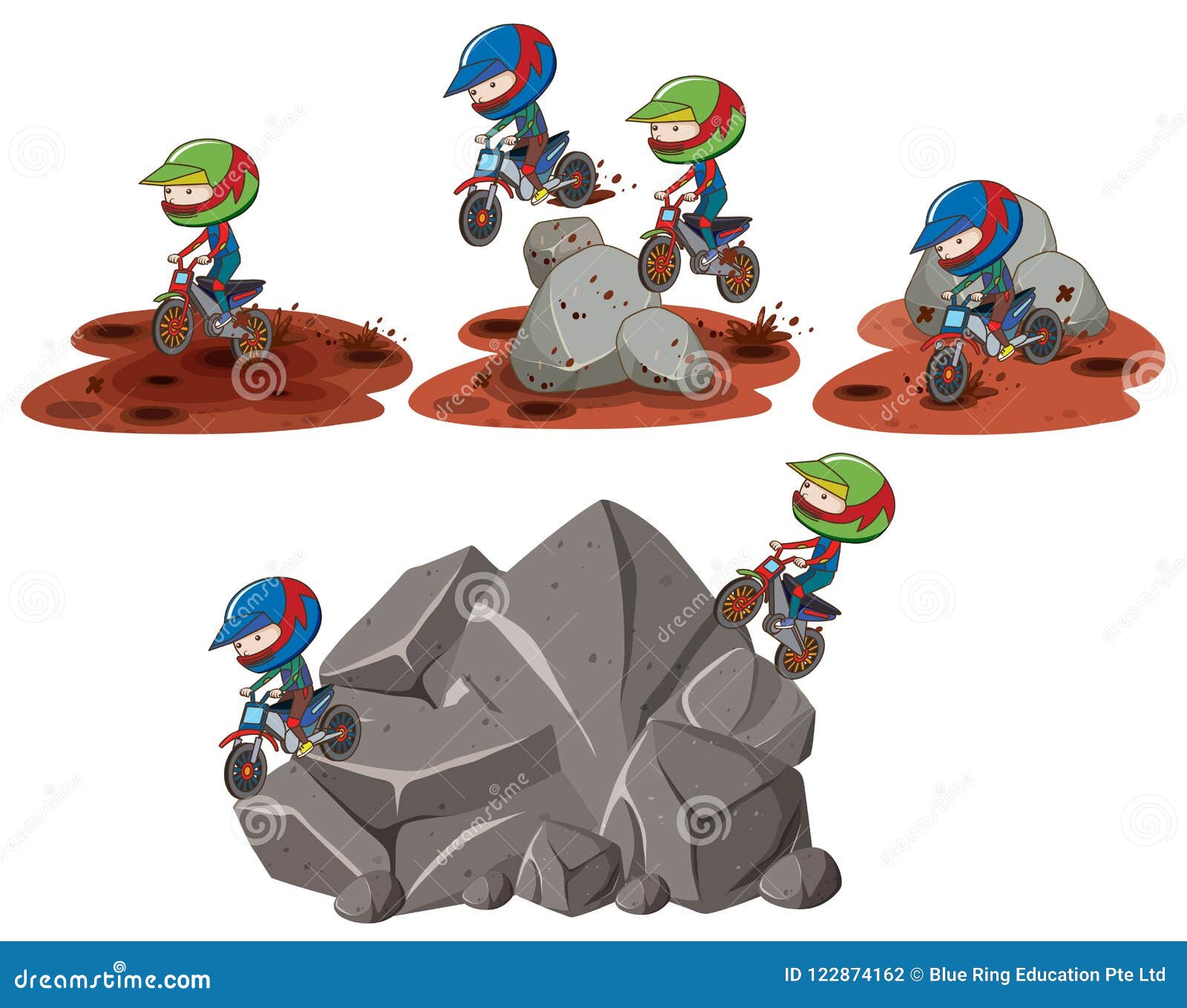 Motorcross Cartoons, Illustrations & Vector Stock Images - 1465 ...
