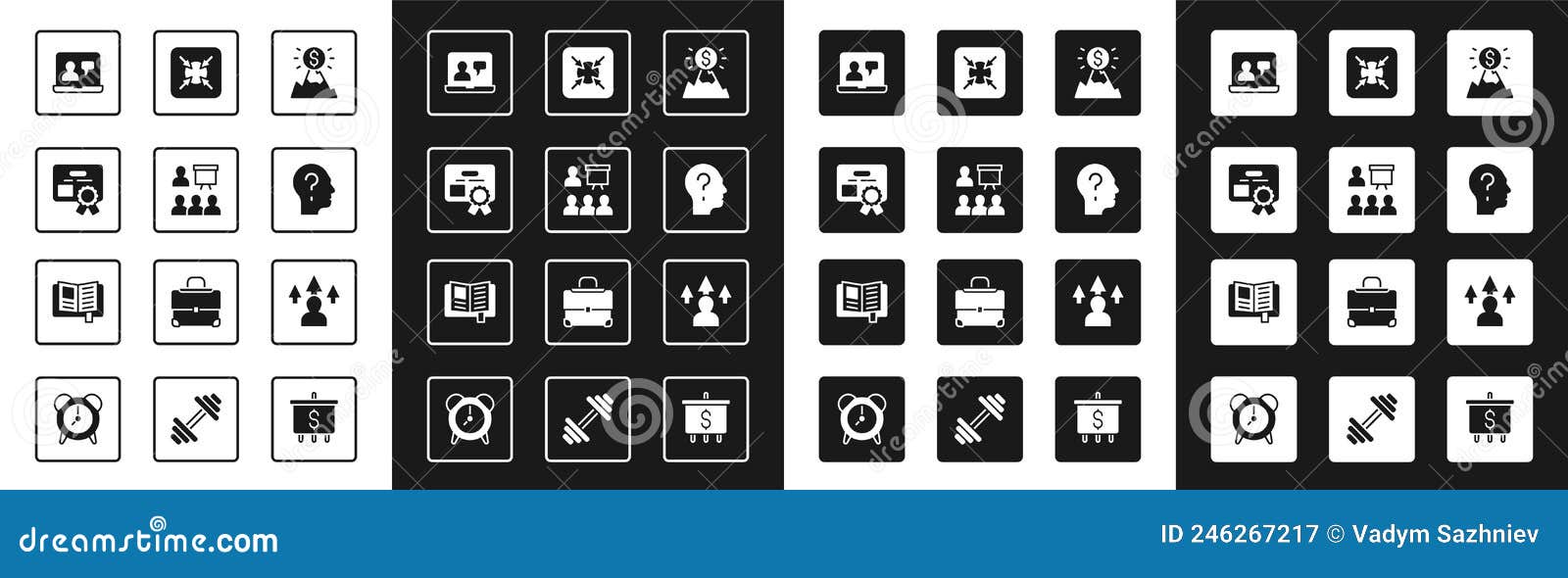 Training Question Charts Icon. Simple Business Indoctrination Icons For ...