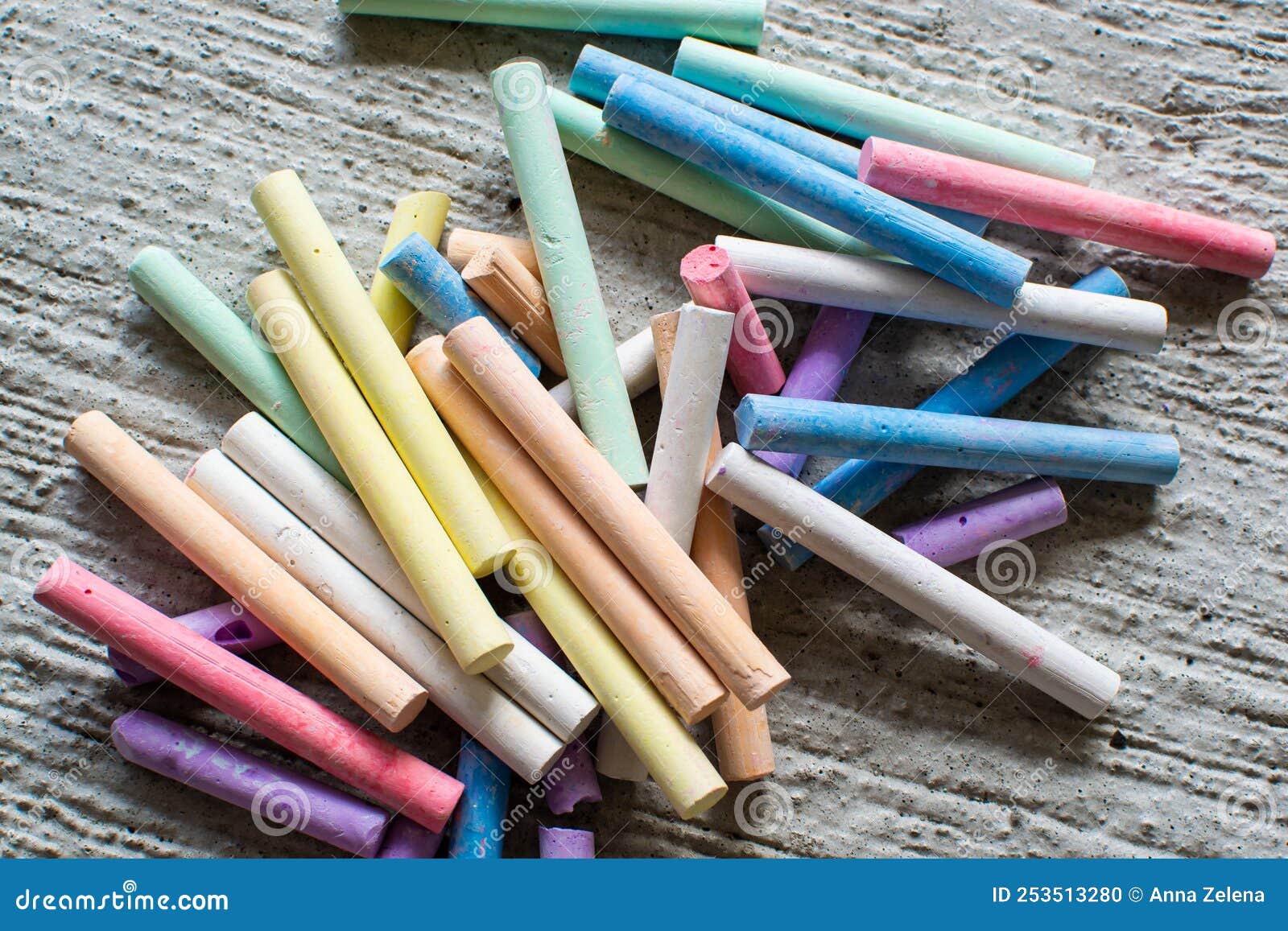 A Set of Multi-colored Crayons for Drawing for Children S Creativity ...