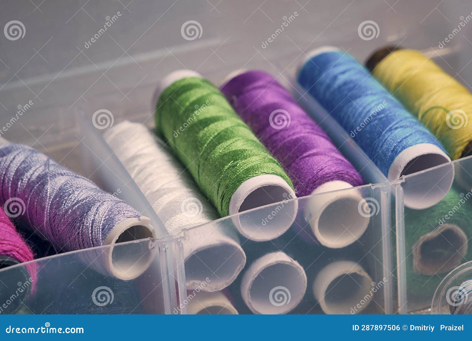 Set Multicolored Threads for Cutting and Sewing. Stock Photo - Image of ...