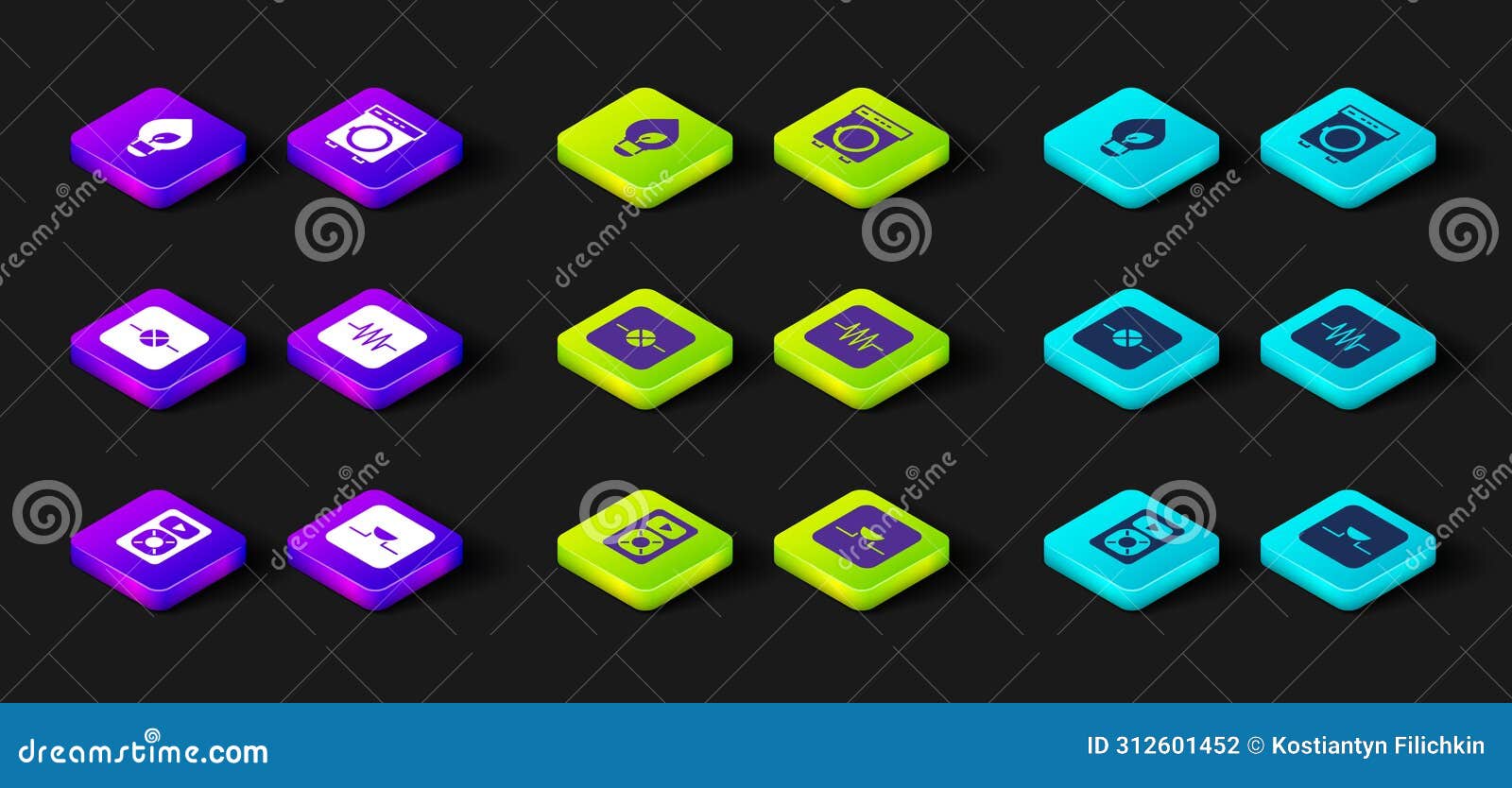 Set Music Player, Buzzer in Electronic Circuit, Lamp, Resistor, Washer ...