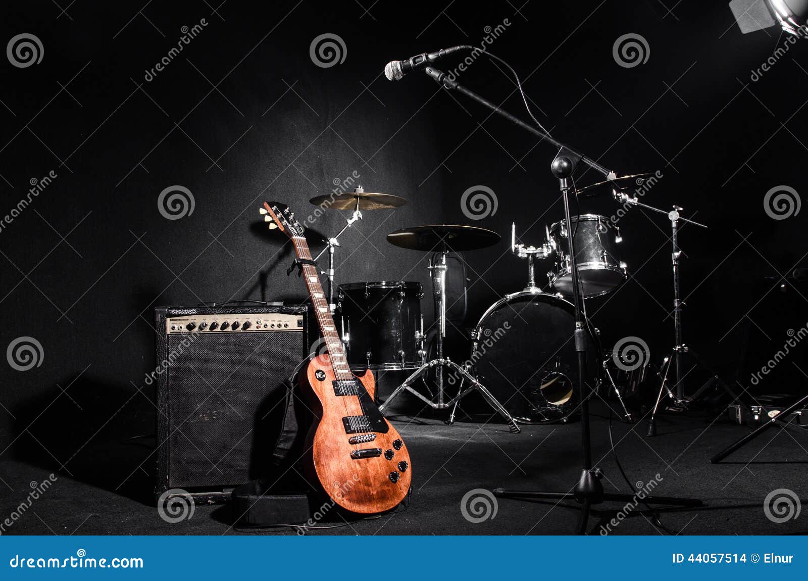 Set of musical instruments stock photo. Image of drum - 44057514