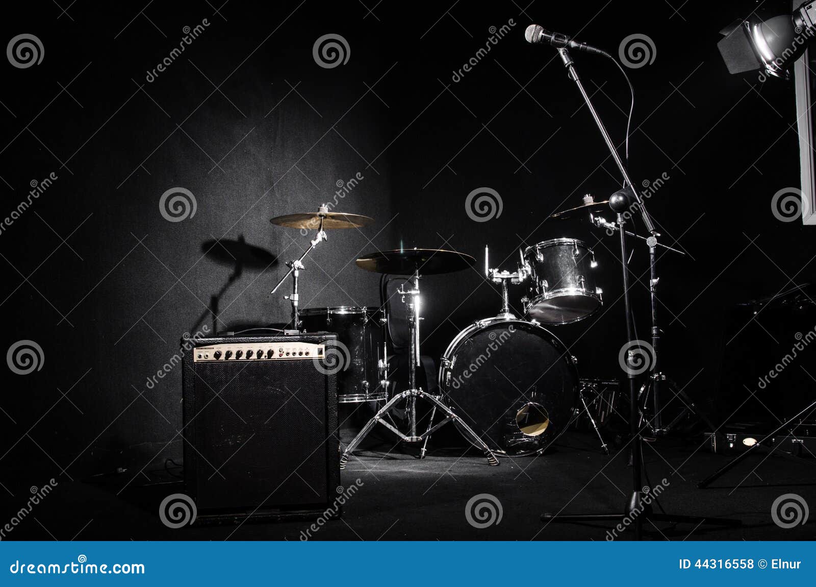 Set of musical instruments stock photo. Image of audio - 44316558