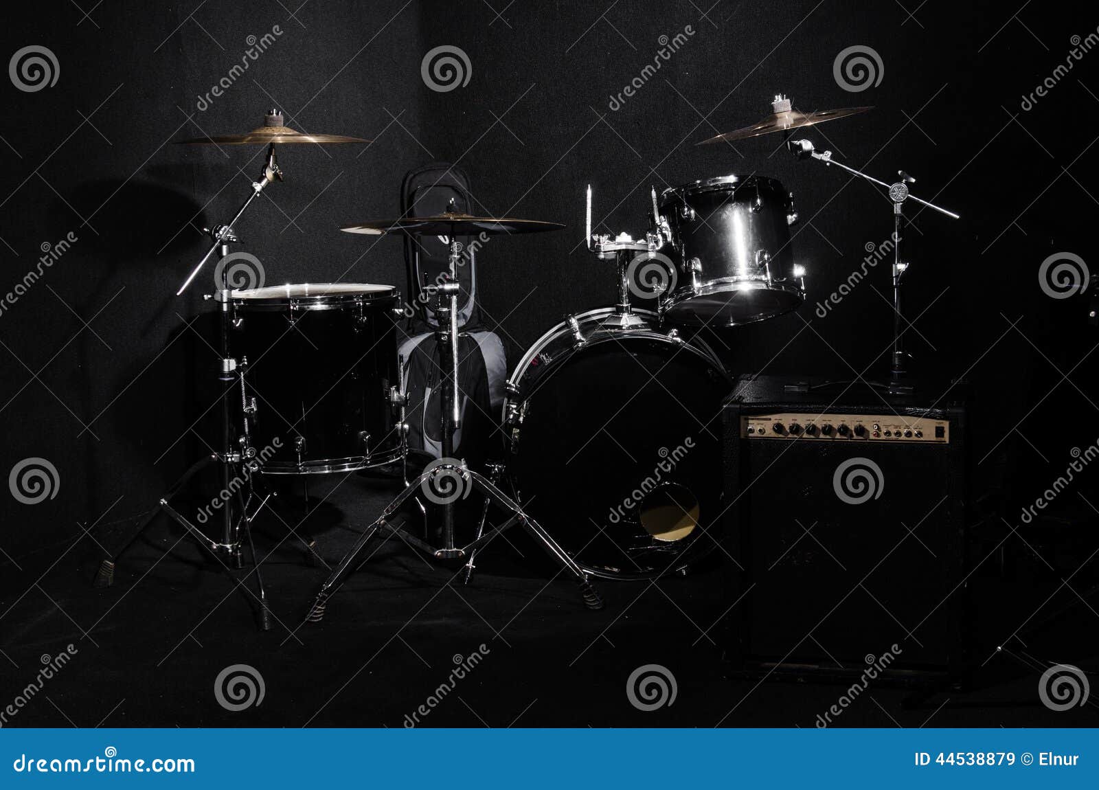 Set of musical instruments stock image. Image of drummer - 44538879