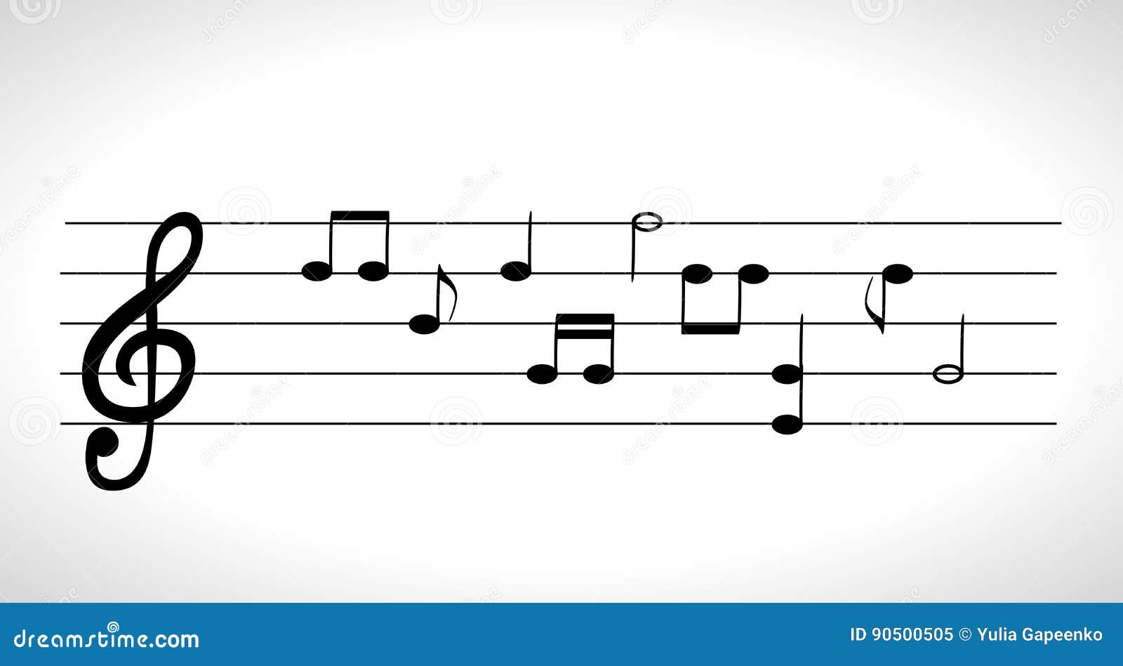 Set of Musical Notes on Five-line Clock Notation without a Feature ...