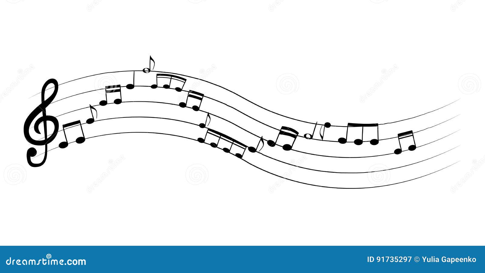 Set of Musical Notes on Five-line Clock Notation without a Feature ...