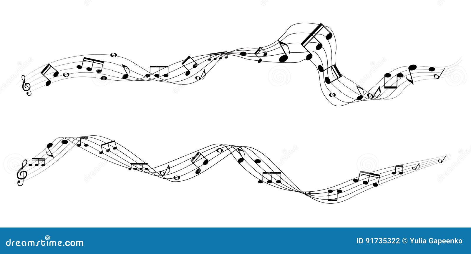 Set of Musical Notes on Five-line Clock Notation without a Feature ...