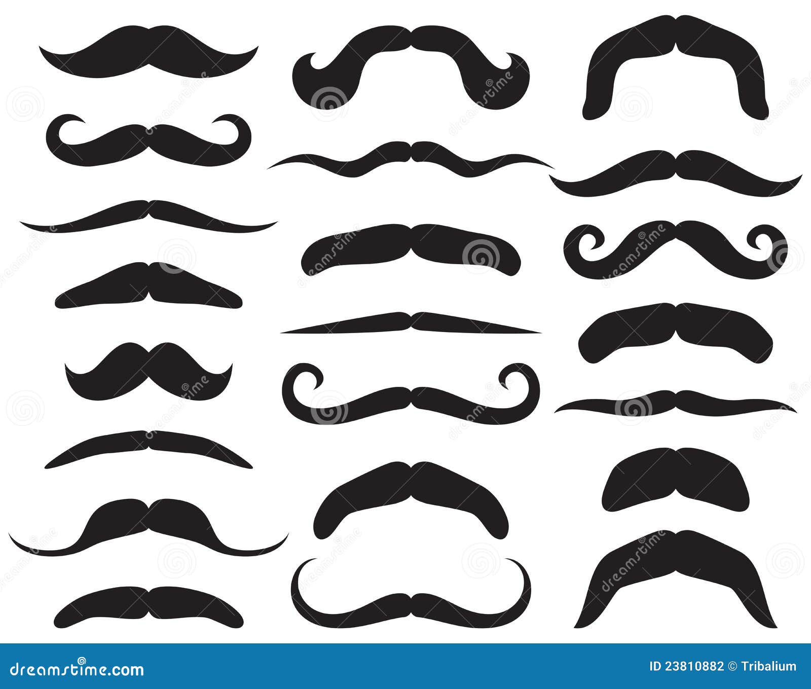 I Love Mustache Facebook Cover