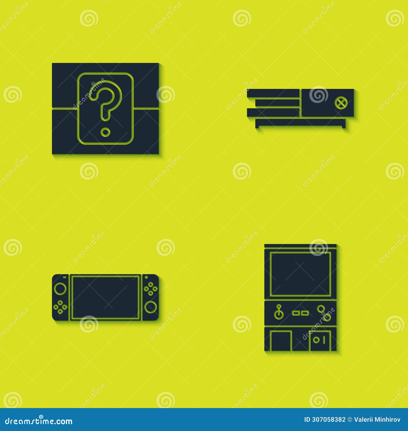 Set Mystery or Random Box, Retro Arcade Game Machine, Portable Video ...