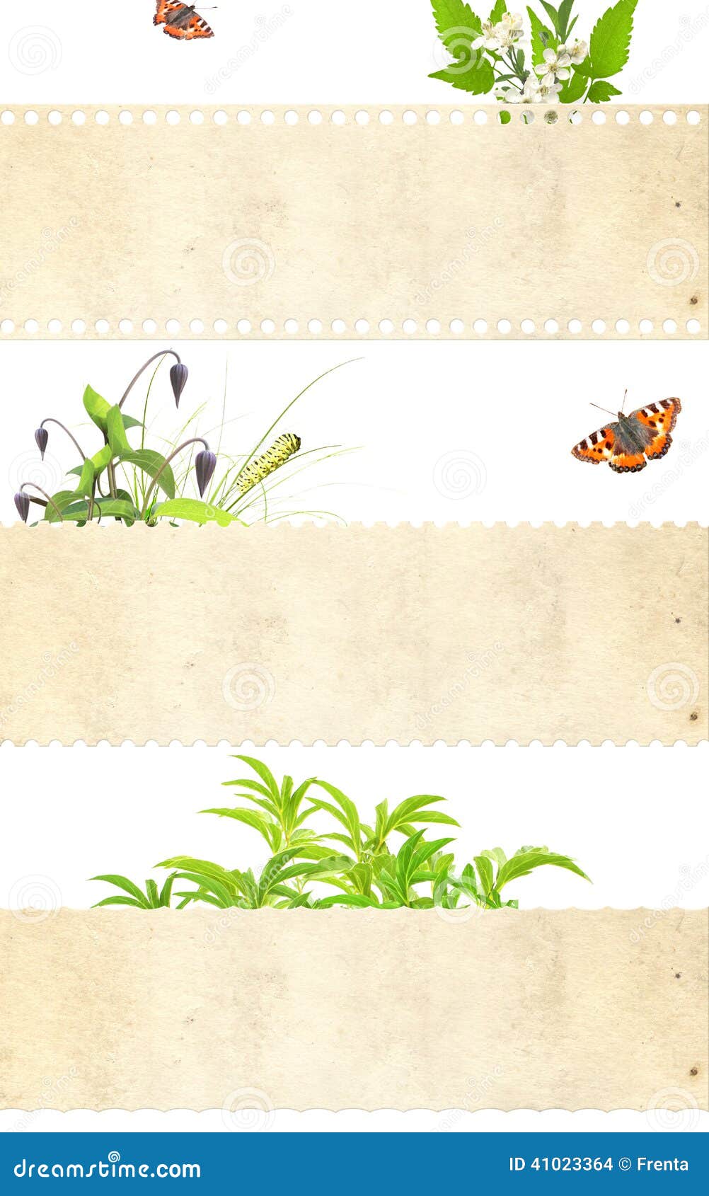 Set of nature banners stock photo. Image of banner, concept - 41023364