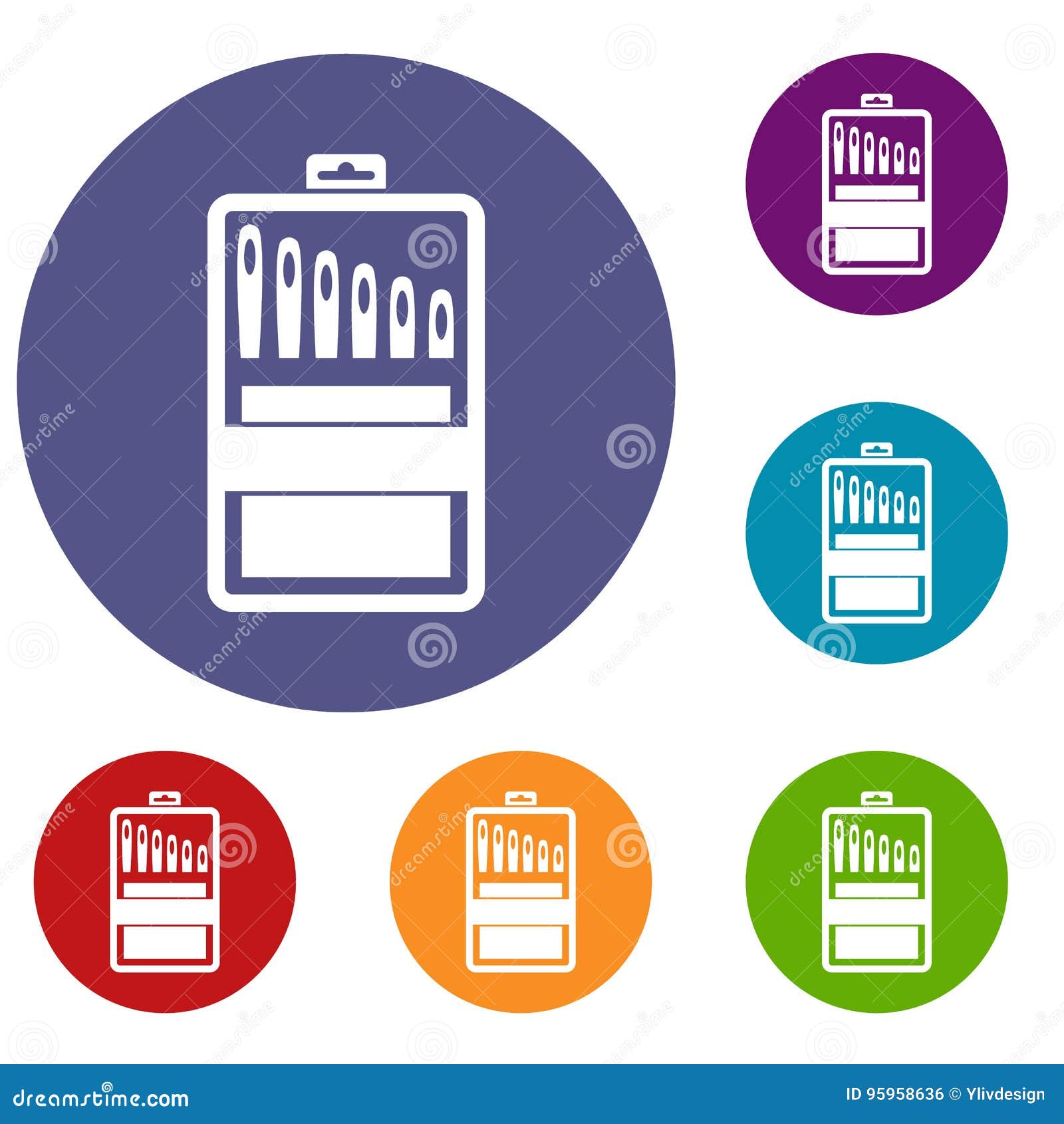 Set of needles icons set stock vector. Illustration of needlepoint ...