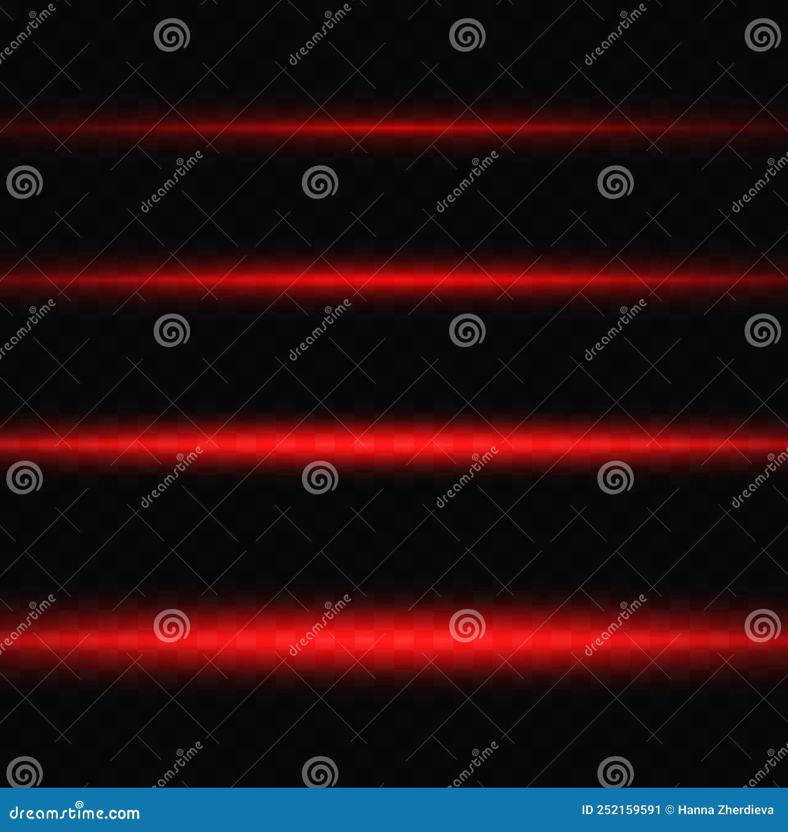 Set of Neon Red Lines and Flashes on a Transparent Background. Stock ...