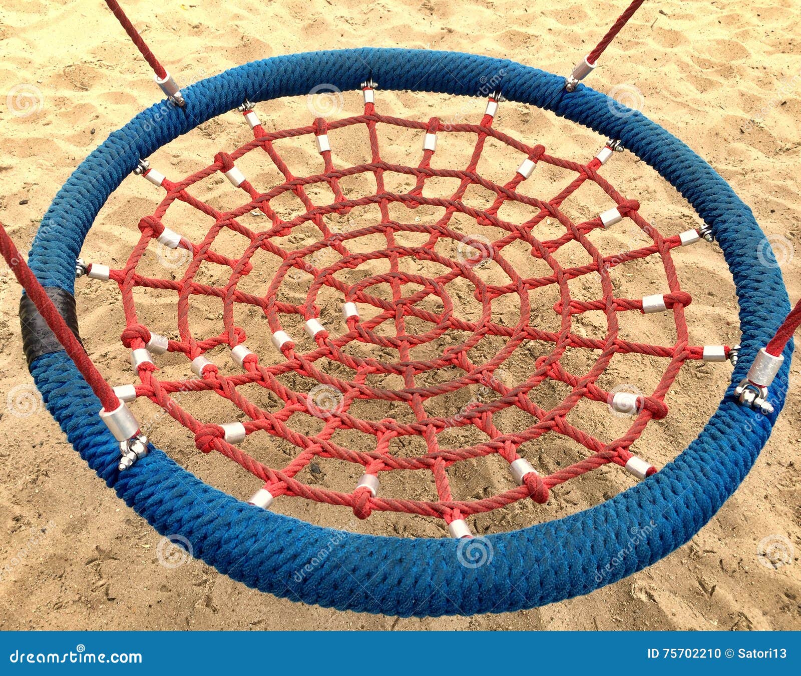 Set of Net Crawl Constructions on Kids Playground Stock Photo - Image ...