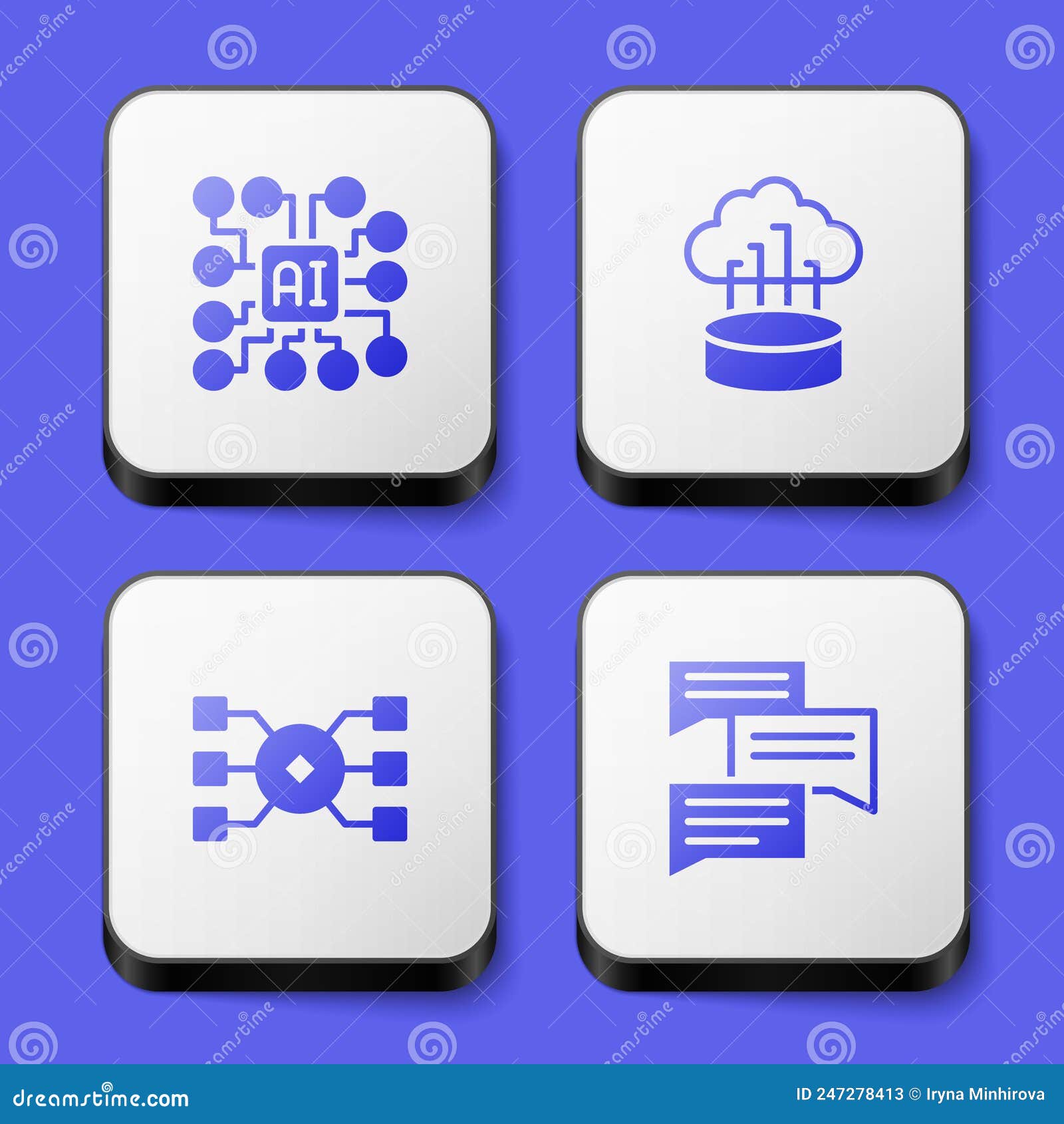 Set Neural Network, Network Cloud Connection, and Speech Bubble Chat ... Set Neural Network, Network Cloud Connection, and Speech Bubble Chat ...